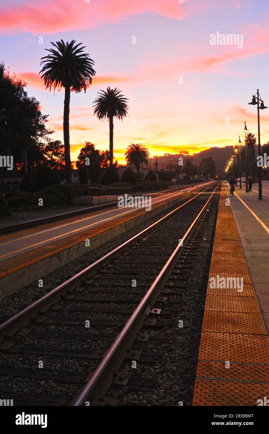 Santa barbara train station hi-res stock photography and images - Alamy