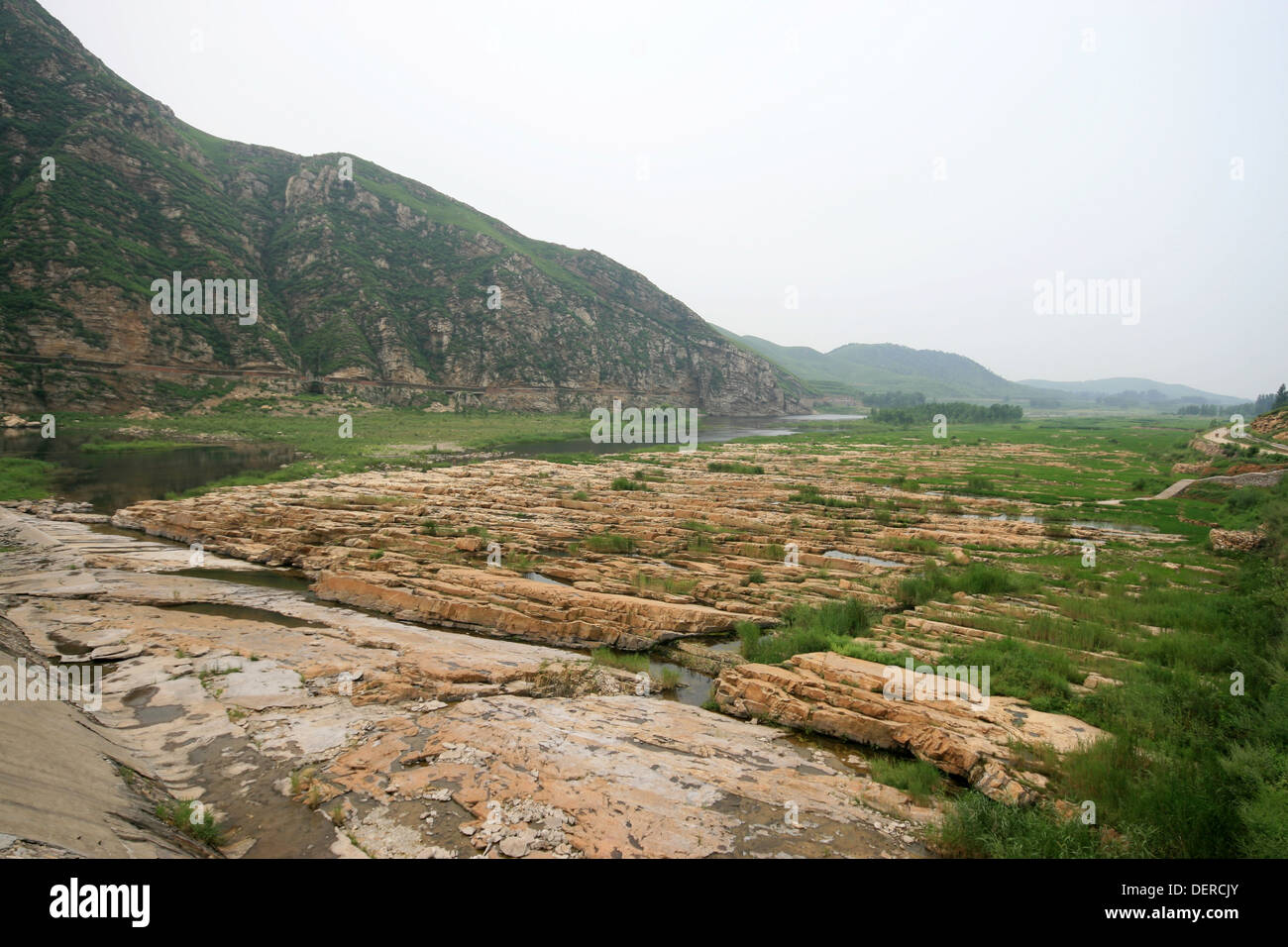mountain scenery in north china Stock Photo - Alamy
