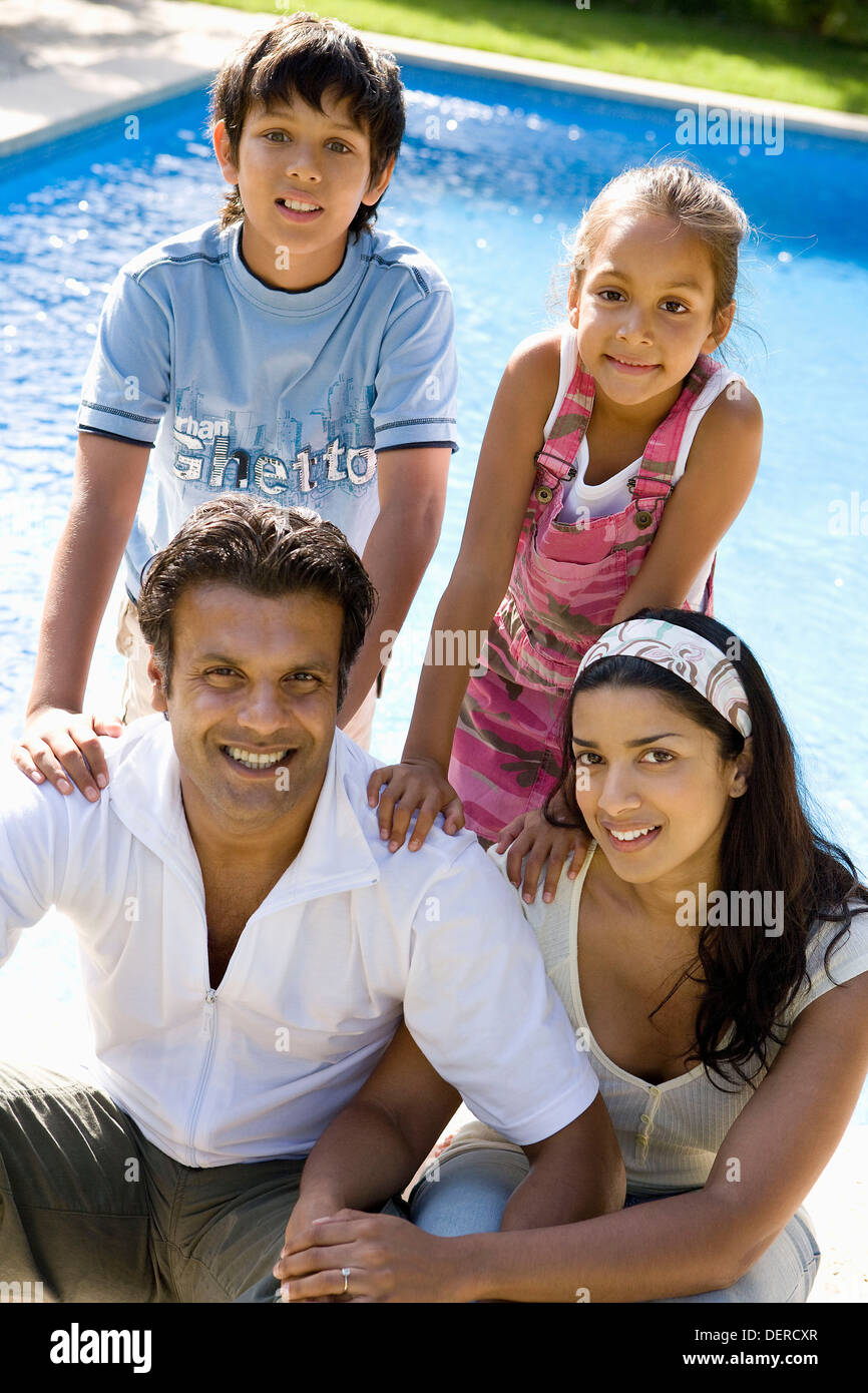 Indian man outdoor swimming pool hi-res stock photography and images ...