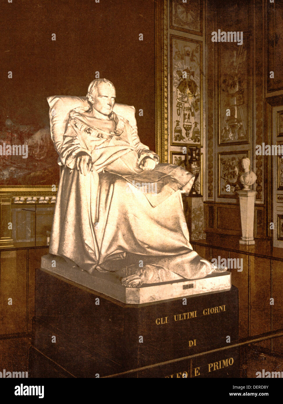 Statue of Napoleon I, dying, Versailles, France, circa 1900 Stock Photo ...