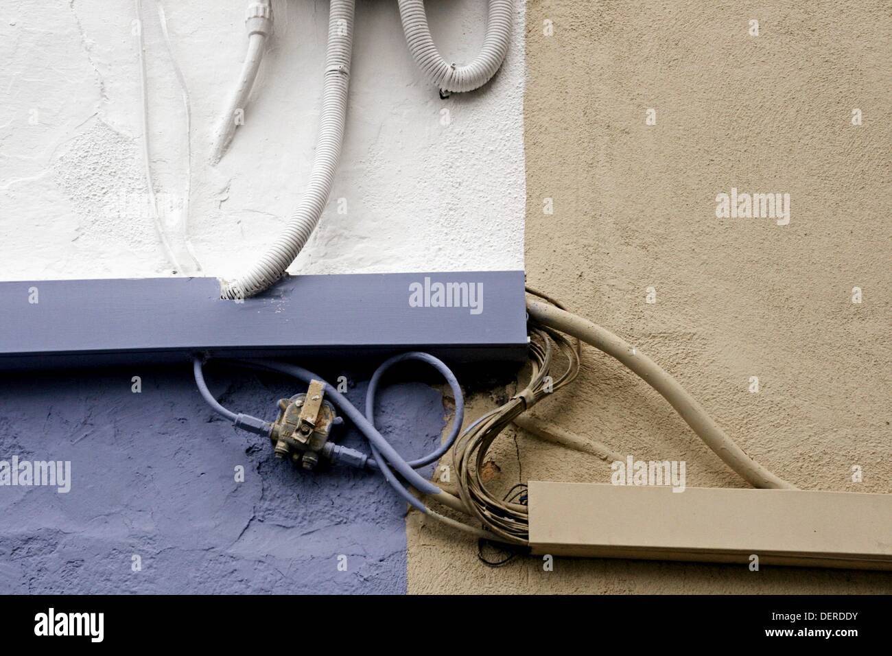 cables and electrical connections Stock Photo - Alamy
