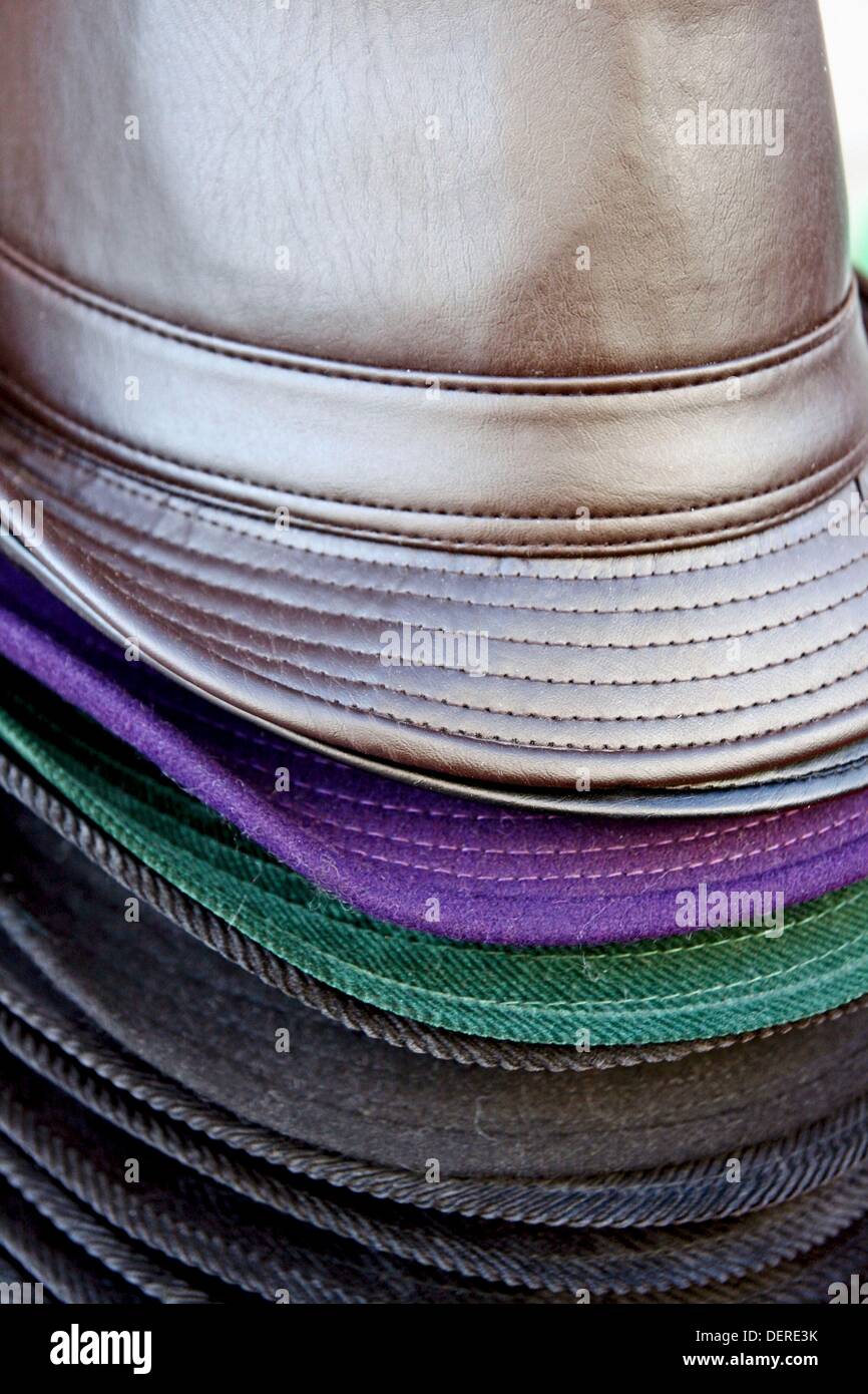Man with stacked hats hi-res stock photography and images - Alamy
