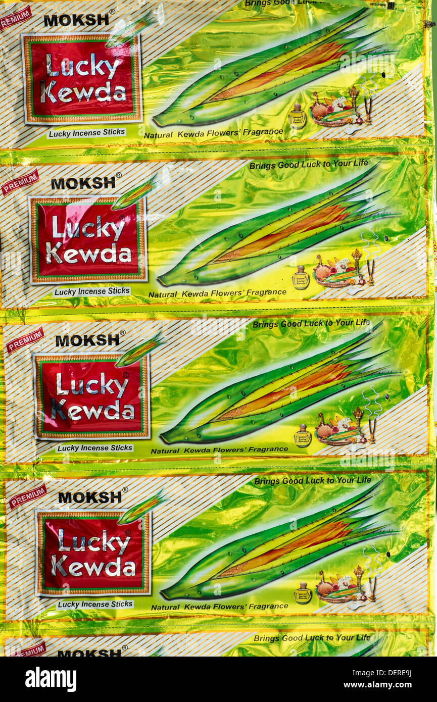 Packets of incense sticks hi-res stock photography and images - Alamy
