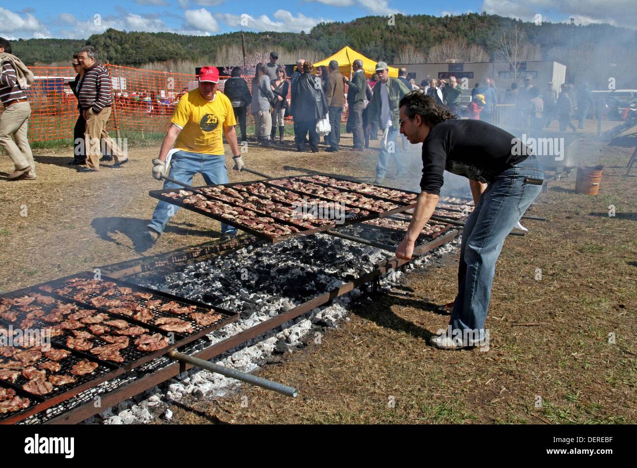 roast beef, Festa de la Matances of Porc´11, La Cellera del Ter, Girona ...