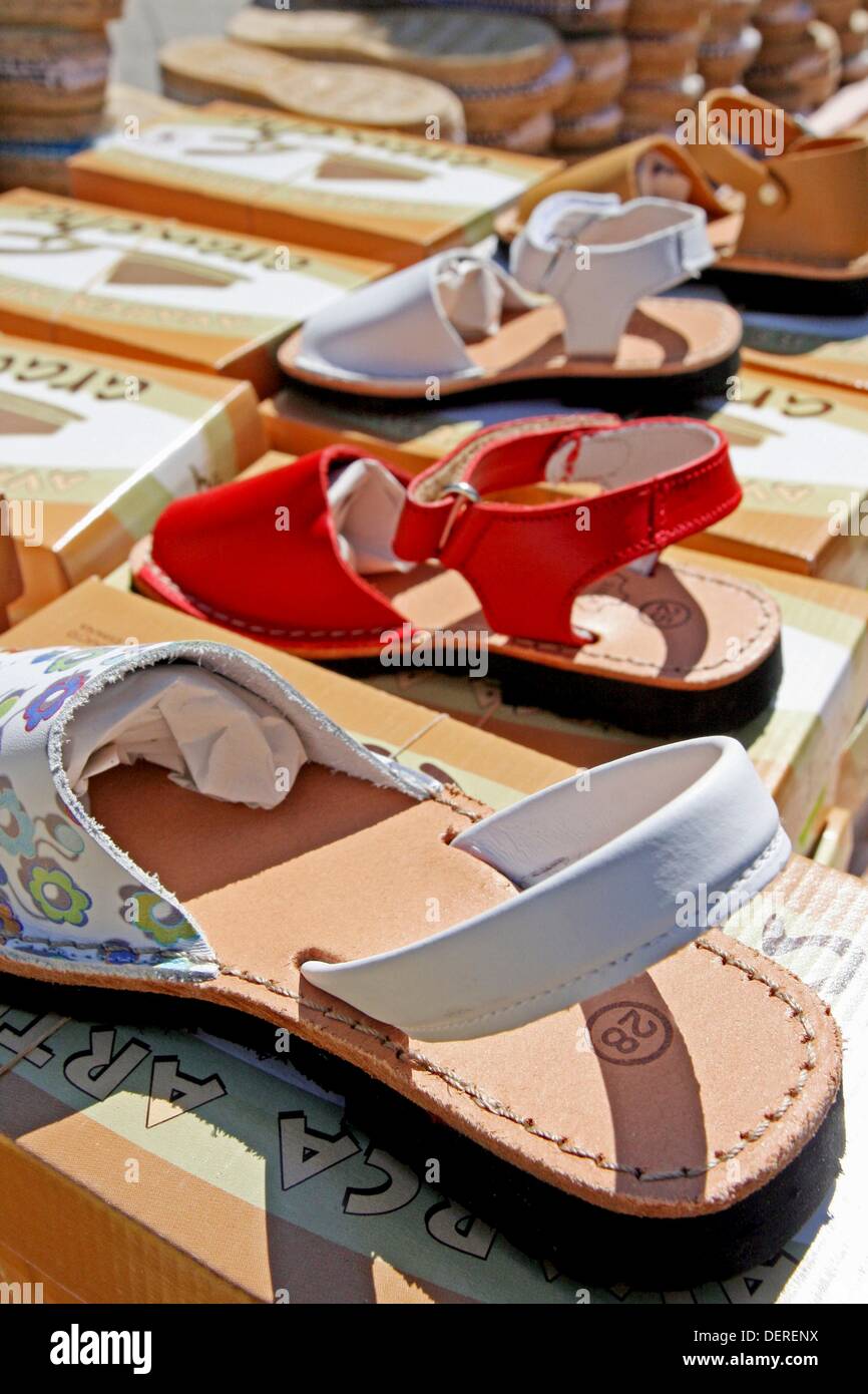 Menorcan sandals hi-res stock photography and images - Alamy