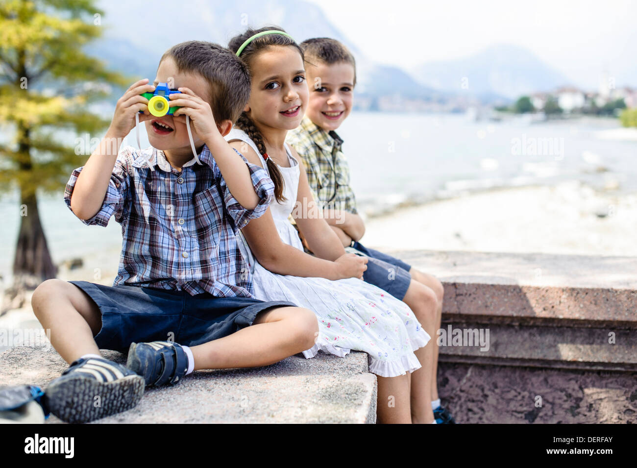 portrait of three brothers Stock Photo - Alamy