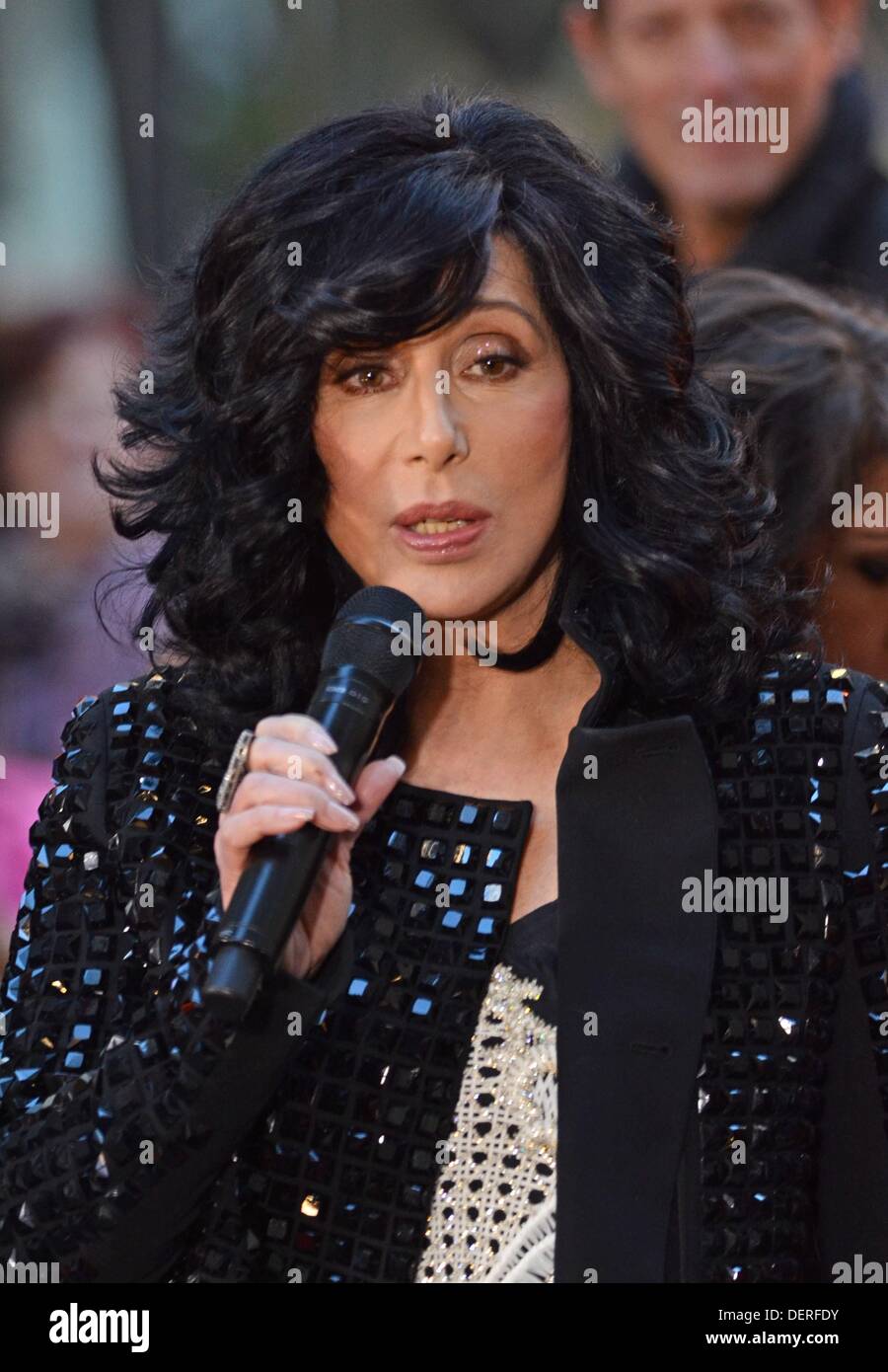 New York, NY. 23rd Sep, 2013. Cher on stage for NBC Today Show Concert ...