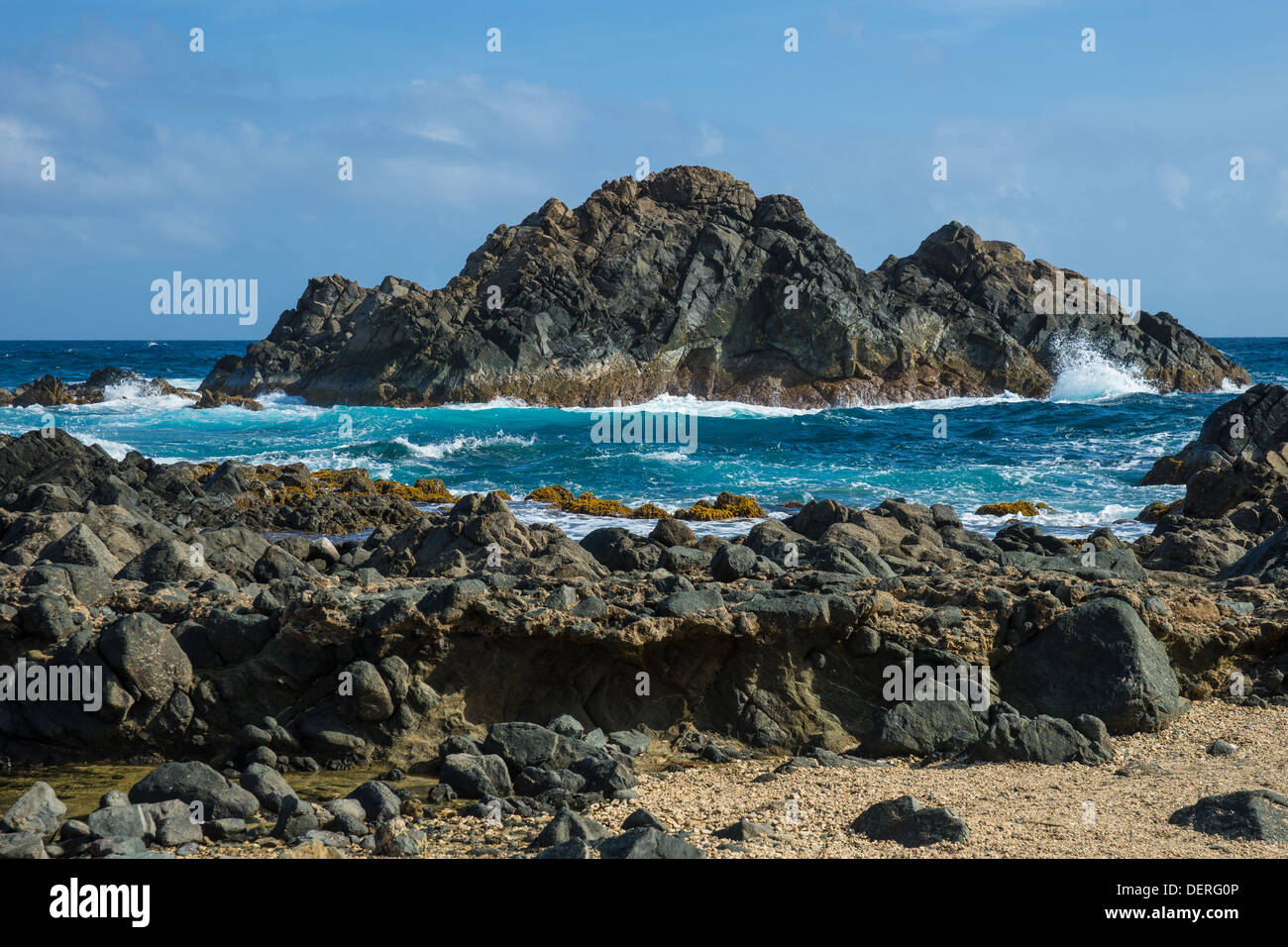 Arikok National Park natural pool Stock Photo - Alamy
