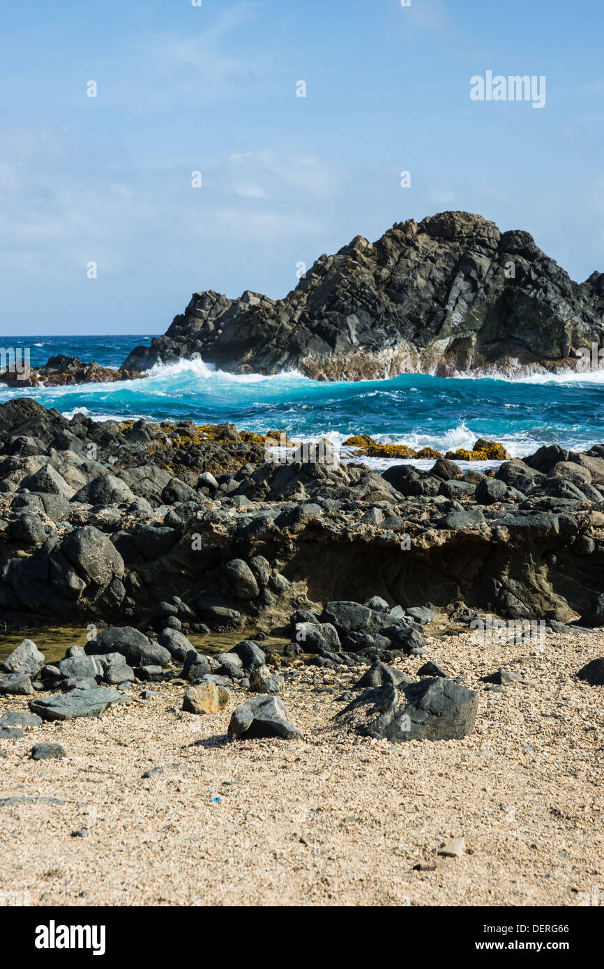 Arikok National Park natural pool Stock Photo - Alamy
