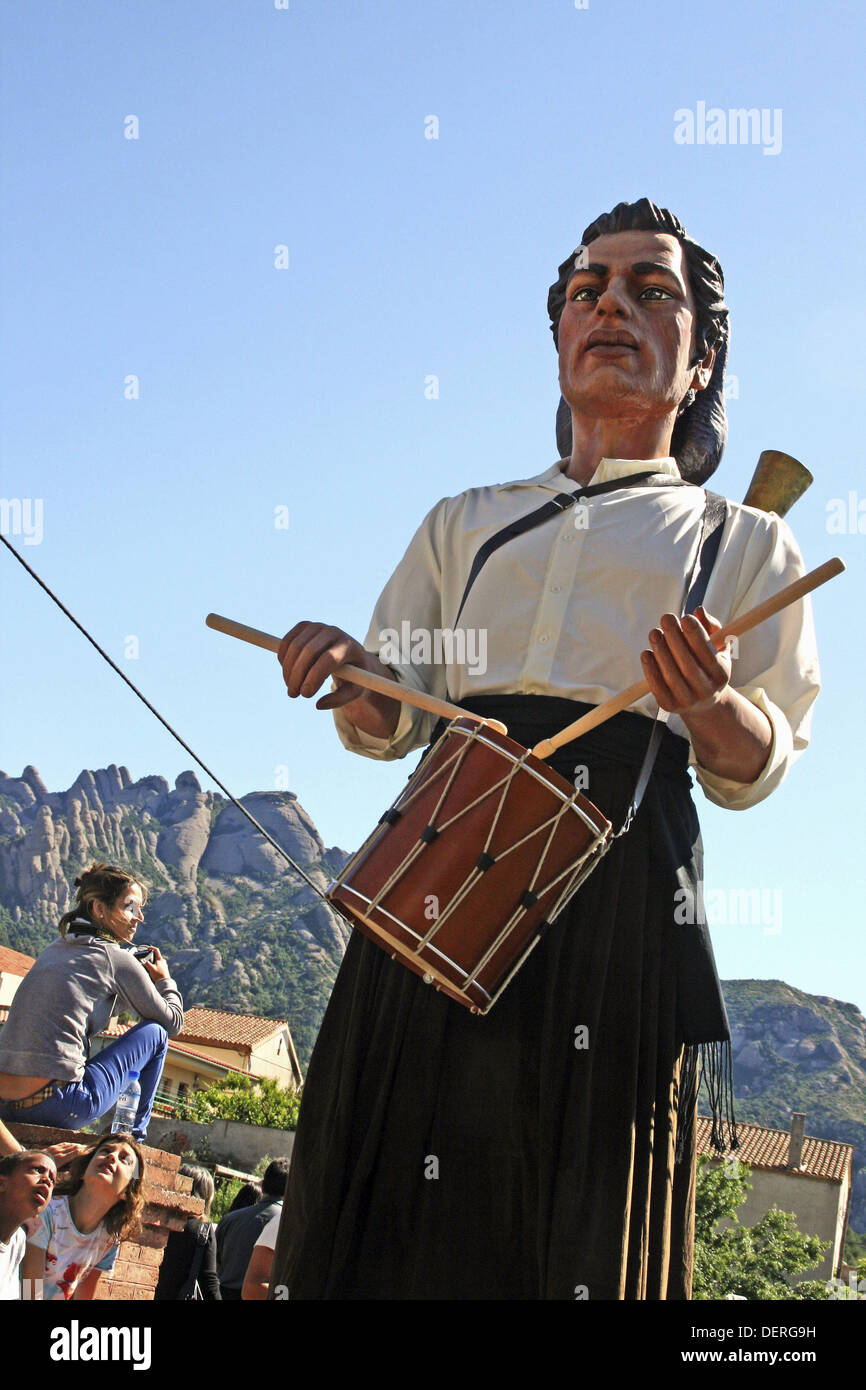 Drummer of el bruc hi-res stock photography and images - Alamy