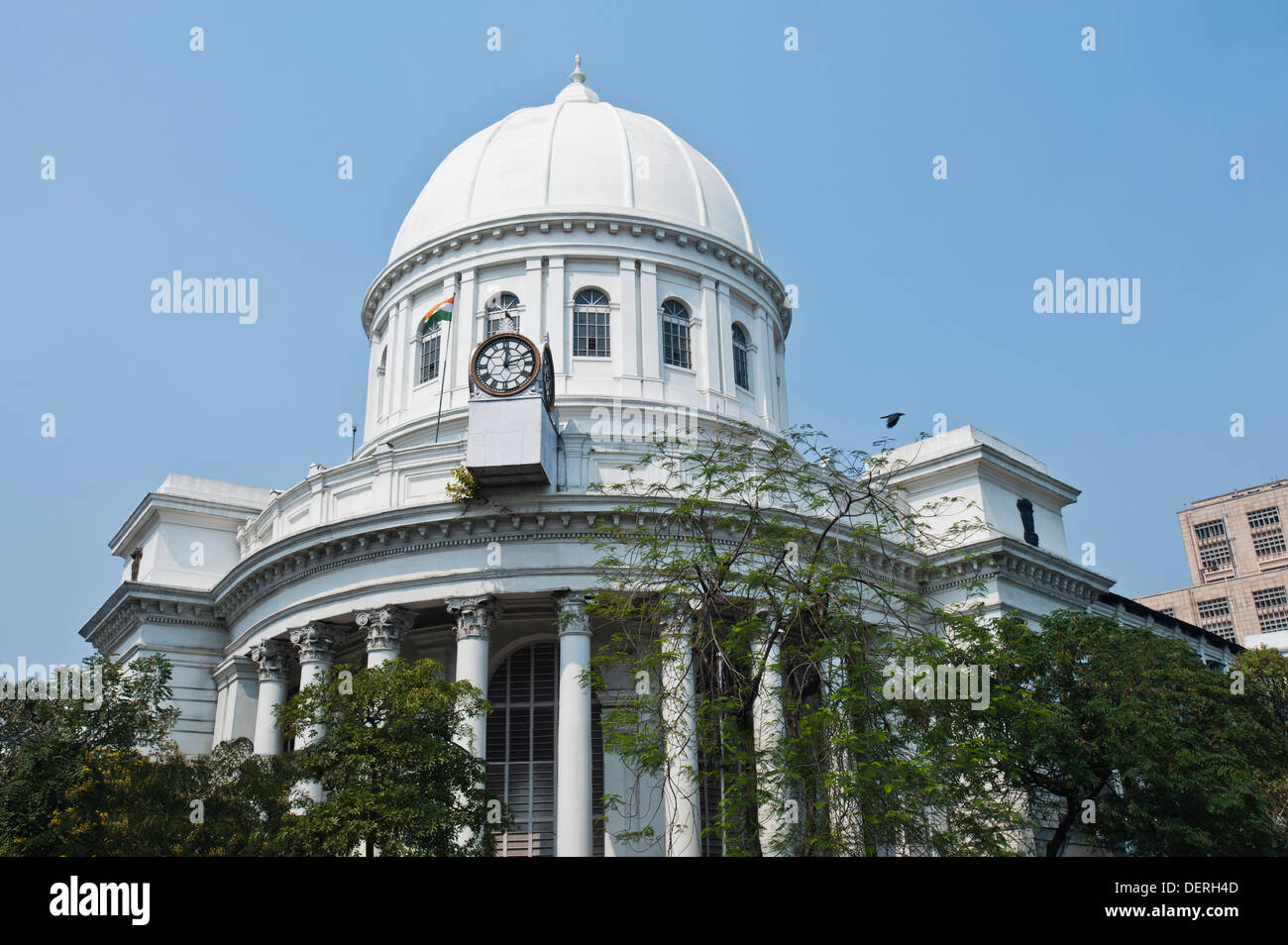 Facade of a government building, General Post Office (GPO), Kolkata ...