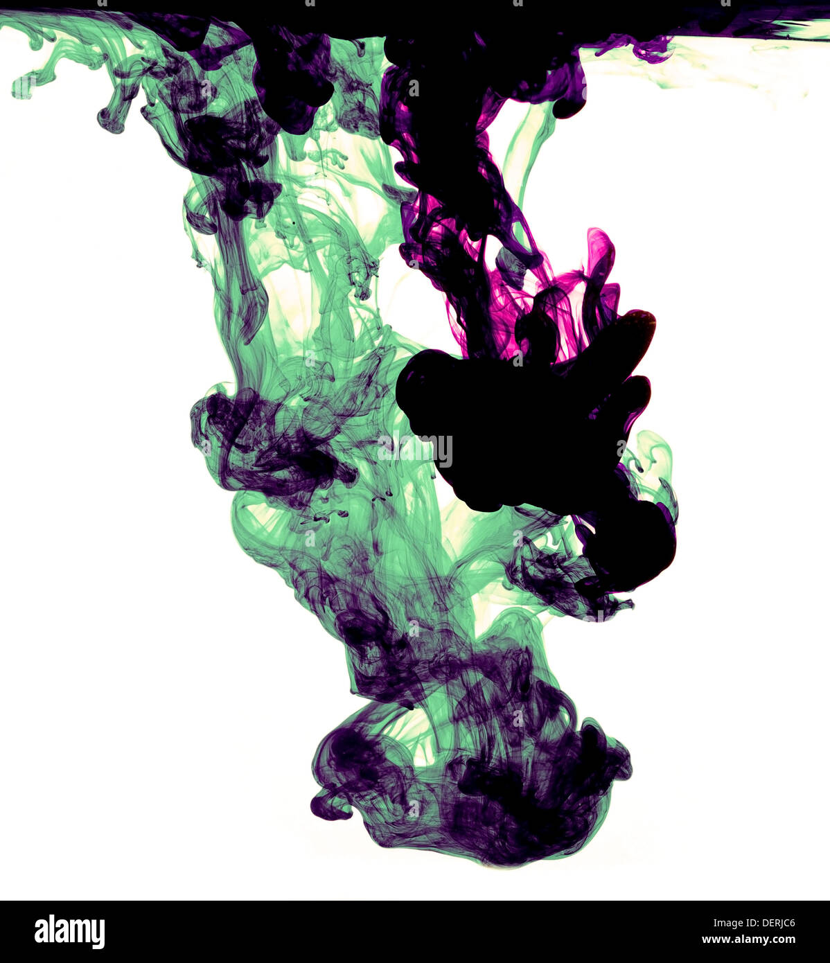 inks in Water Stock Photo - Alamy