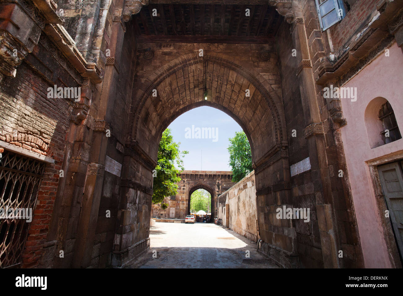 Archway at the fort, Bhadra Fort, Ahmedabad, Gujarat, India Stock Photo ...