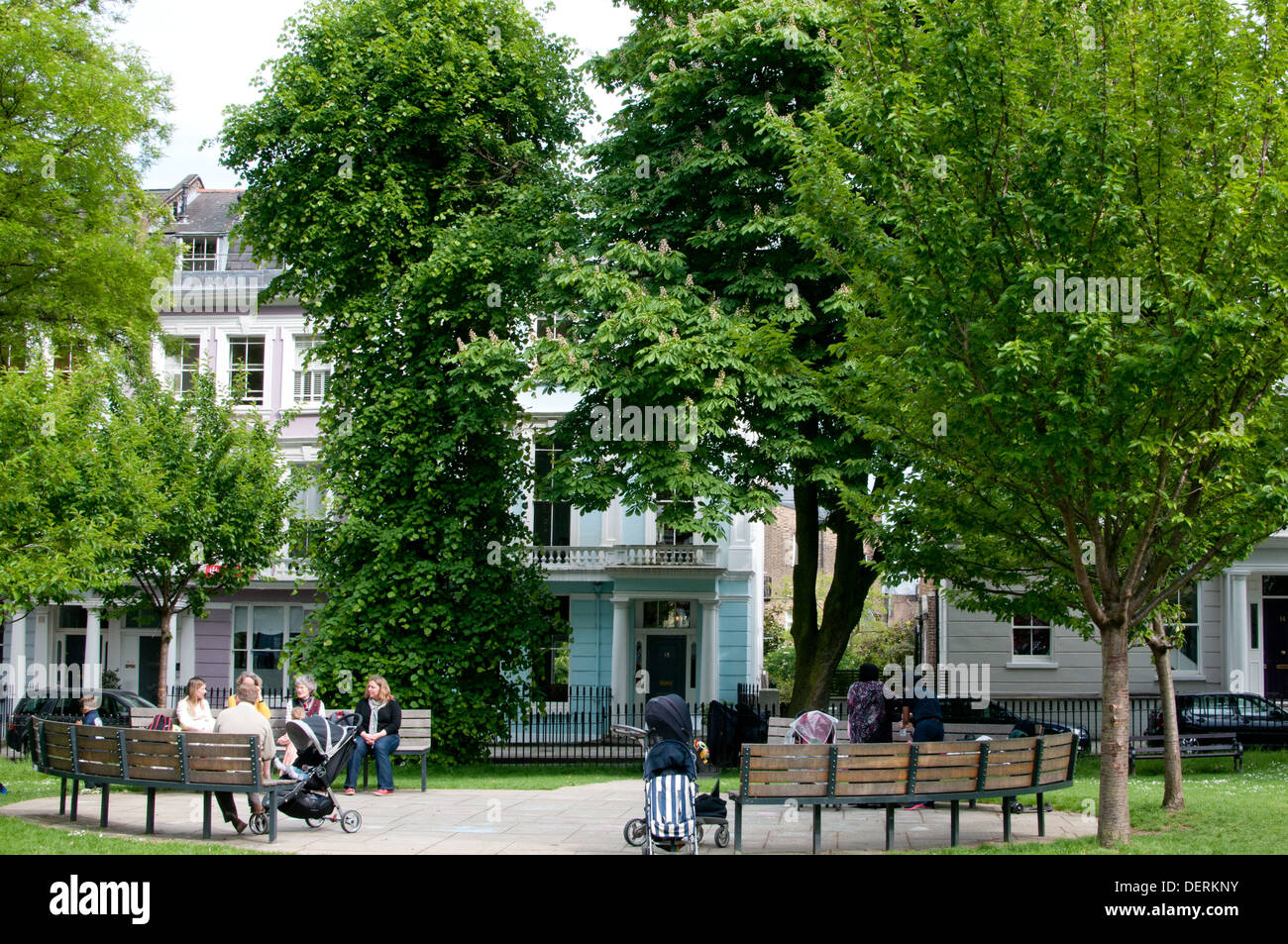 Chalcot Square Primrose Hill London UK Stock Photo - Alamy