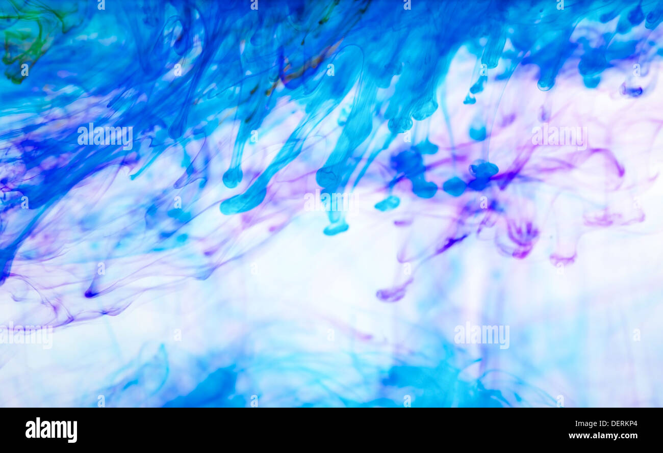 inks in Water Stock Photo - Alamy