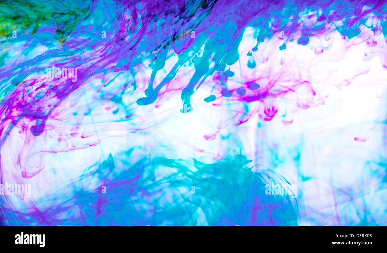 inks in Water Stock Photo - Alamy