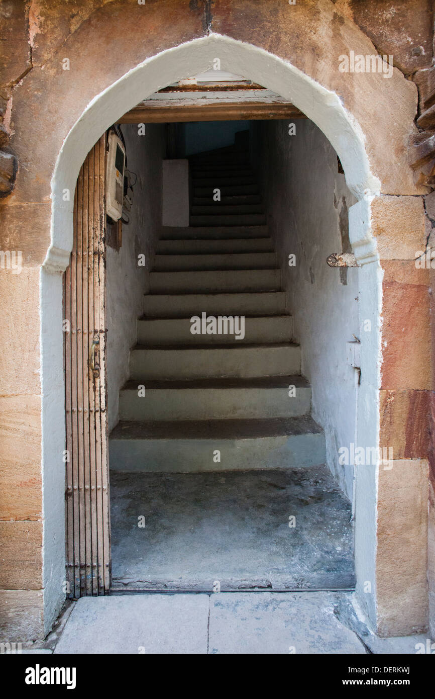 Archway at the fort, Bhadra Fort, Ahmedabad, Gujarat, India Stock Photo ...