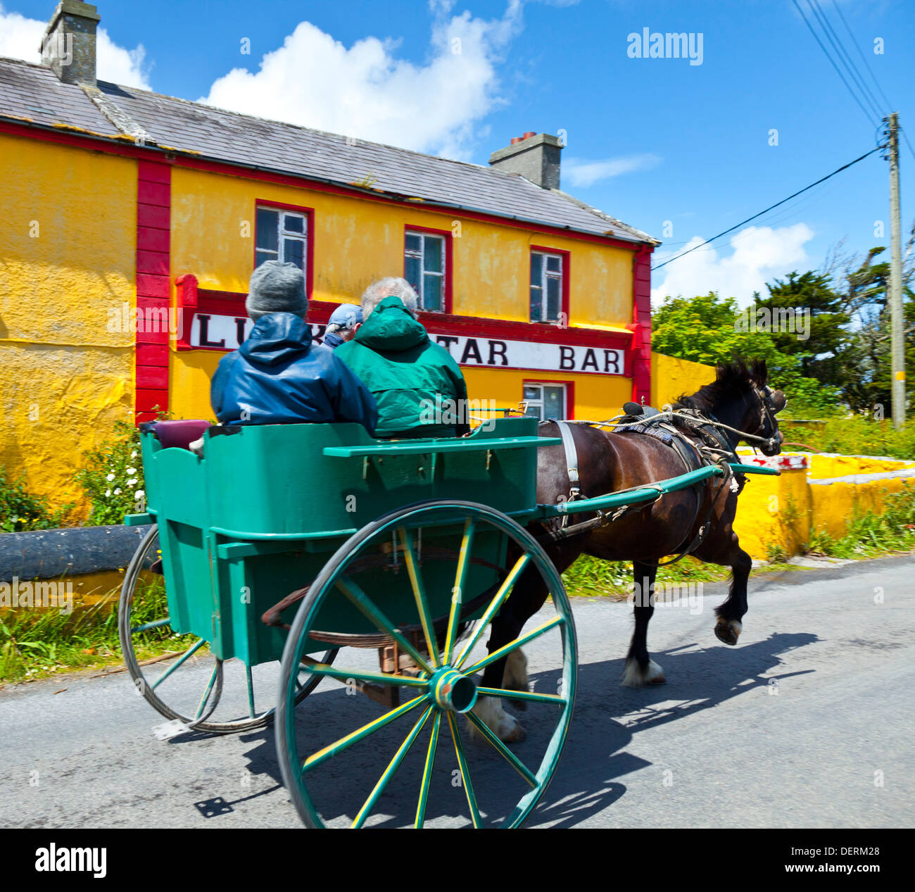 Kilronan Village Inishmore Aran Islands High Resolution Stock ...