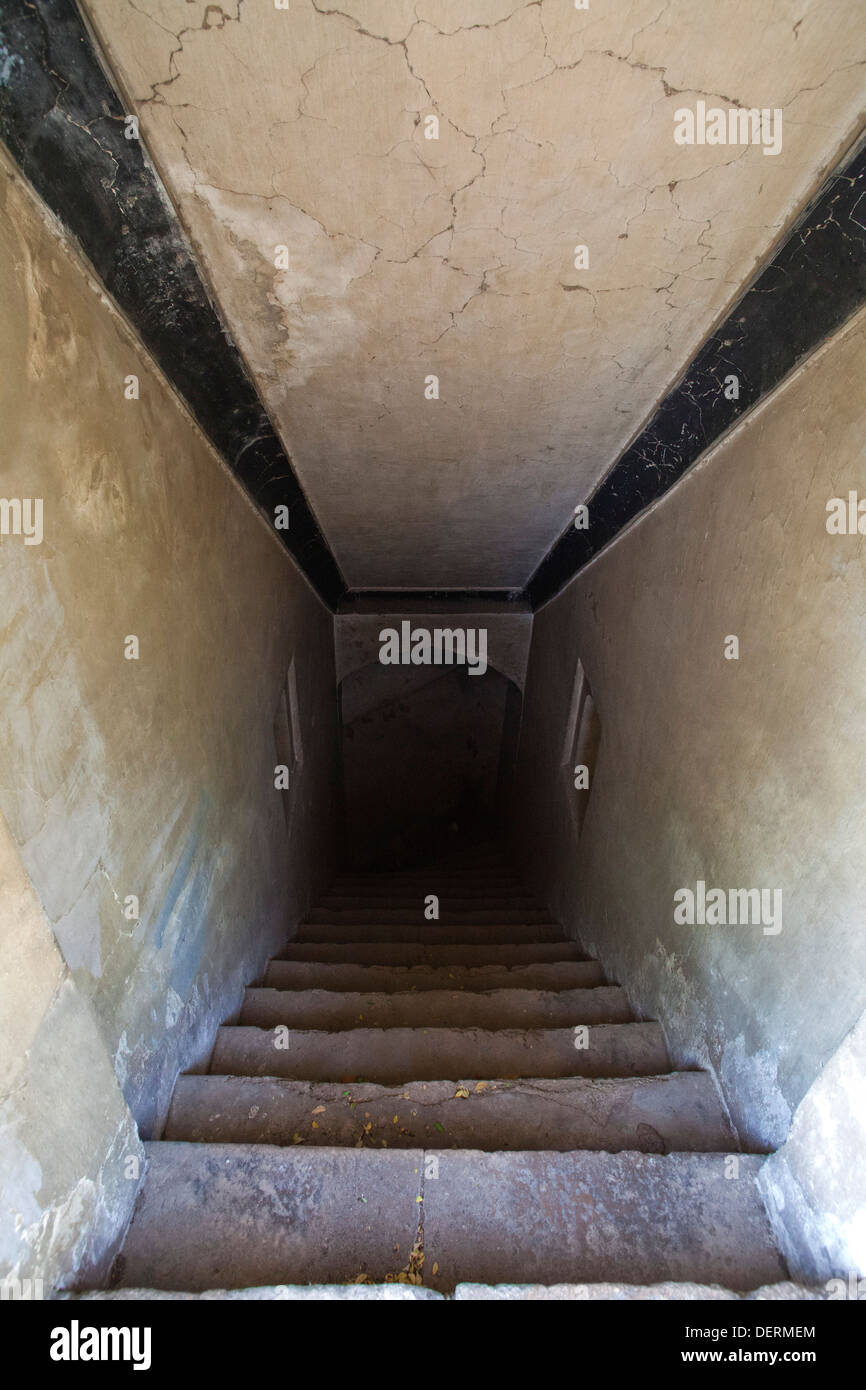 Steps in a fort, Bhadra Fort, Ahmedabad, Gujarat, India Stock Photo - Alamy