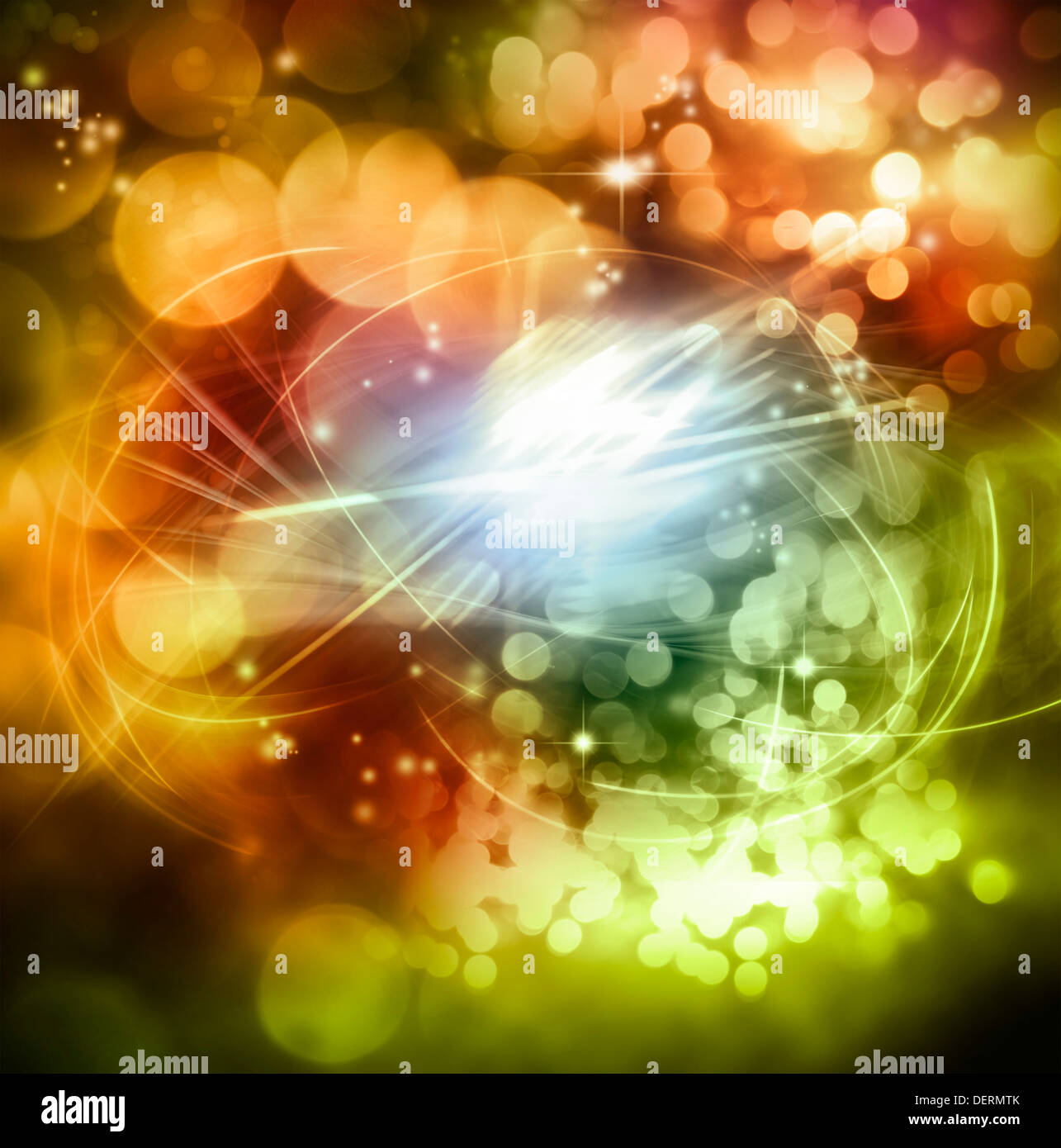 Swirly lines bright abstract space background Stock Photo - Alamy