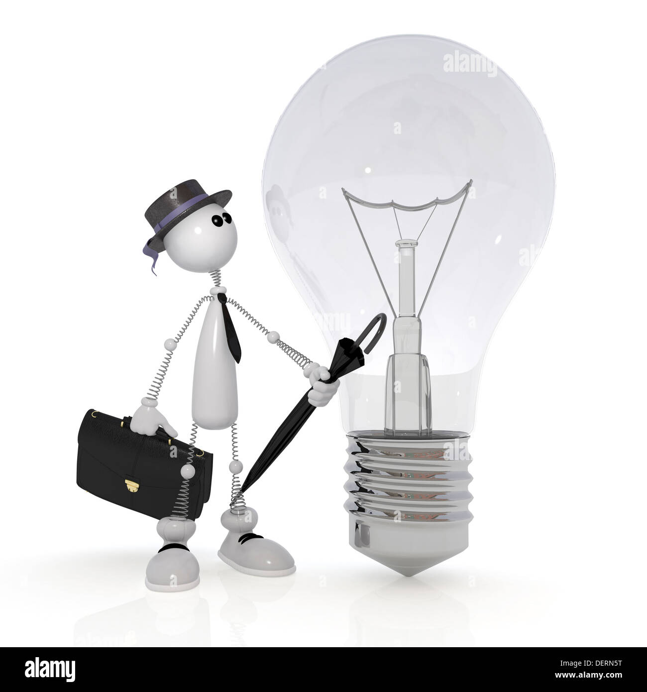 Don't turn on the light, protect the electric power Stock Photo - Alamy