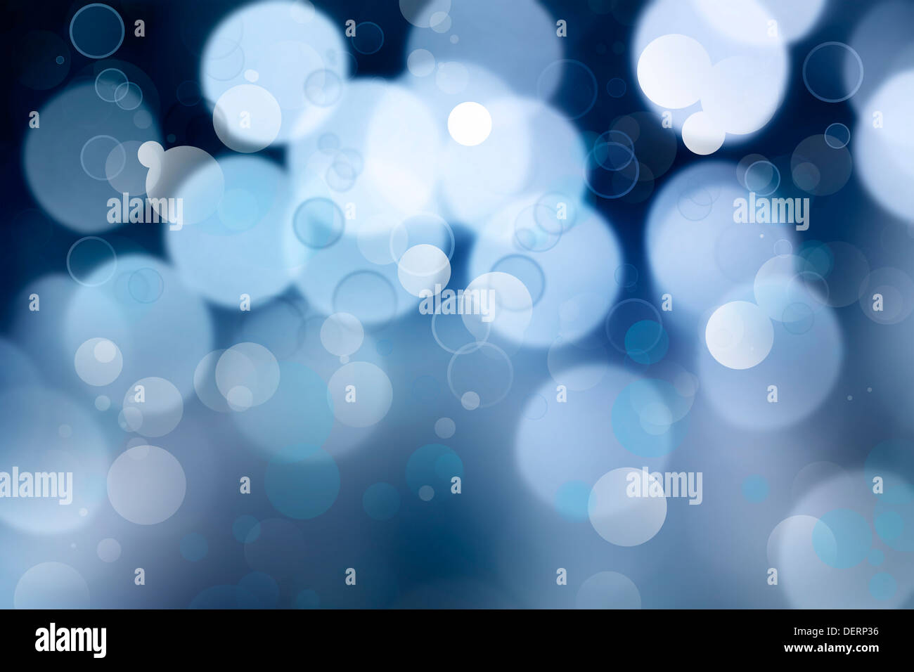 Bright circles of light blue tone background Stock Photo - Alamy
