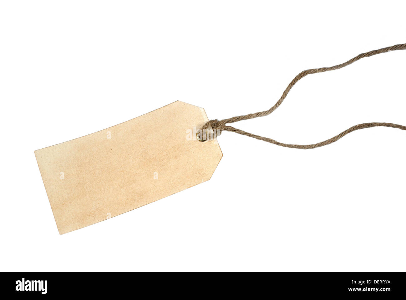 empty label on white background Stock Photo - Alamy