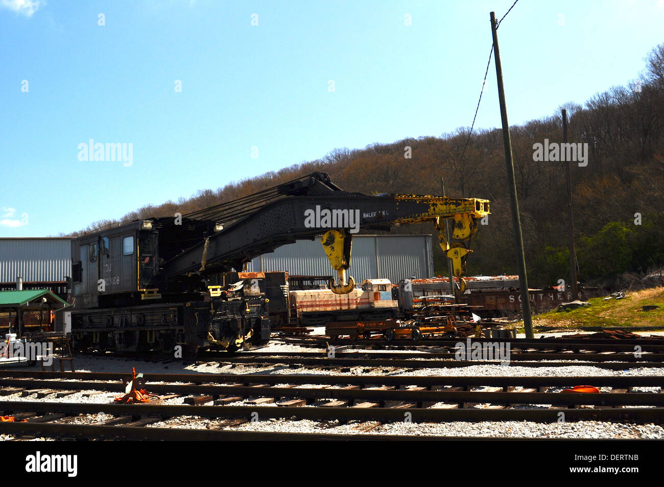 Locomotive crane hi-res stock photography and images - Alamy