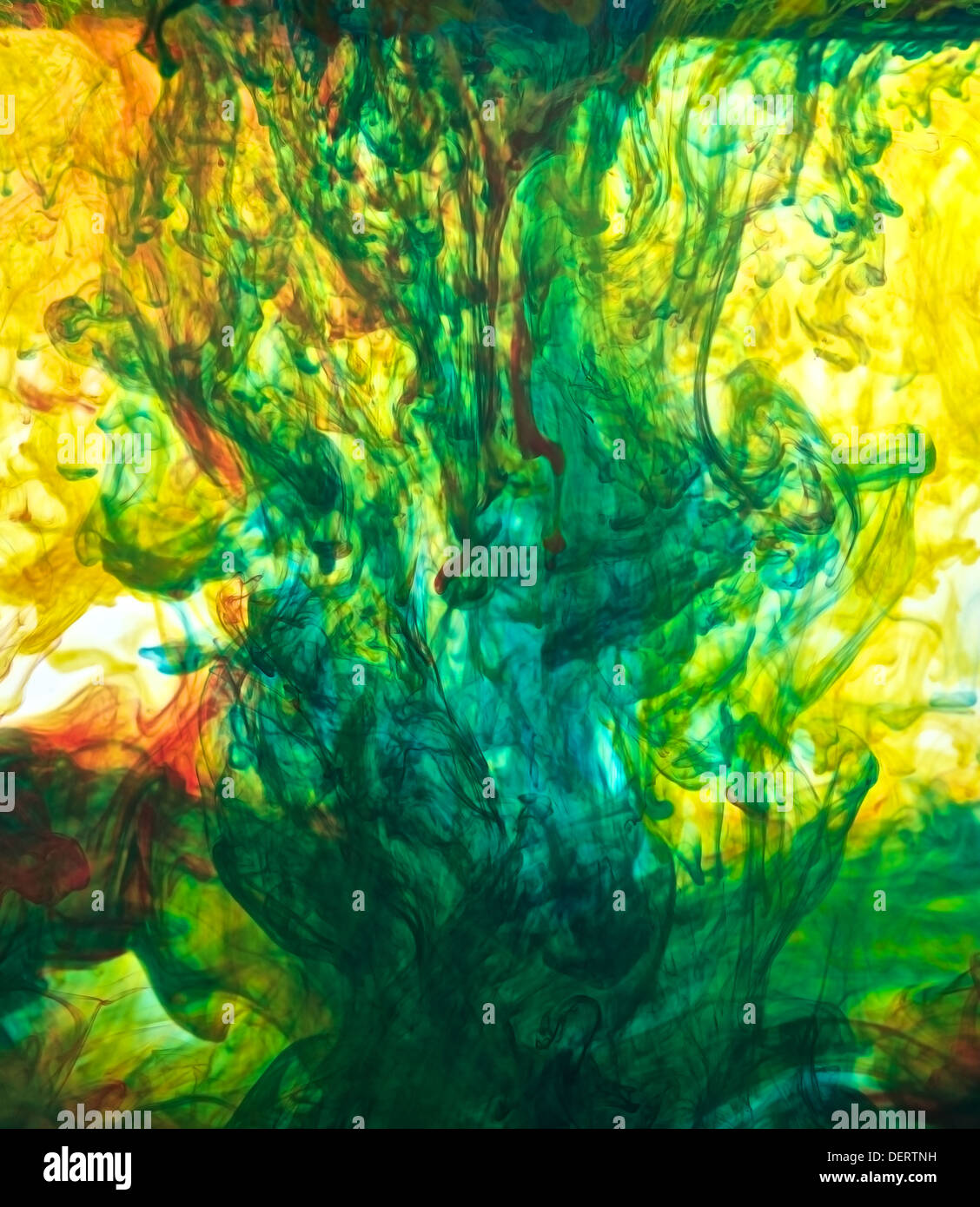 inks in water, color abstraction, color explosion Stock Photo - Alamy