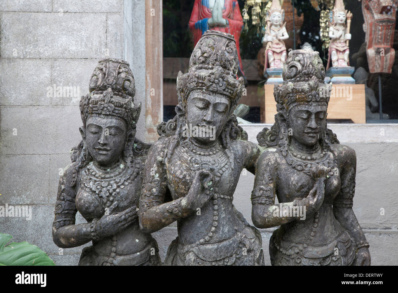 Religious stone carving sculpture statue Bali Asia Indonesia figures ...