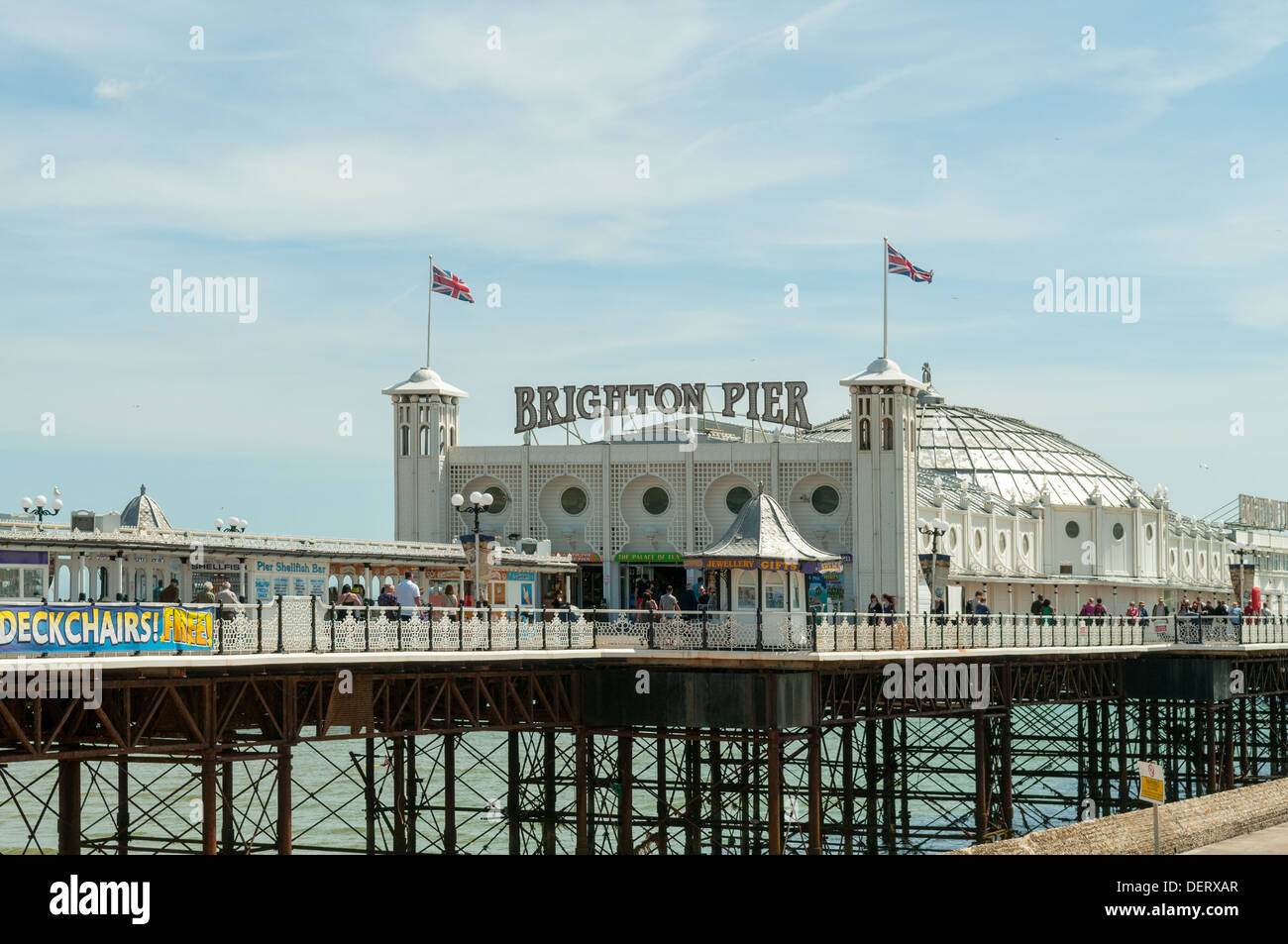 Brighton beach coast pier england hi-res stock photography and images ...