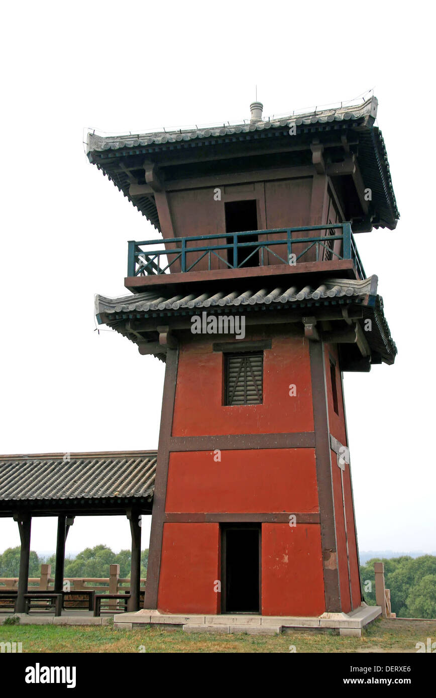 chinese ancient architecture landscape in Film shooting base, Zhuozhou ...