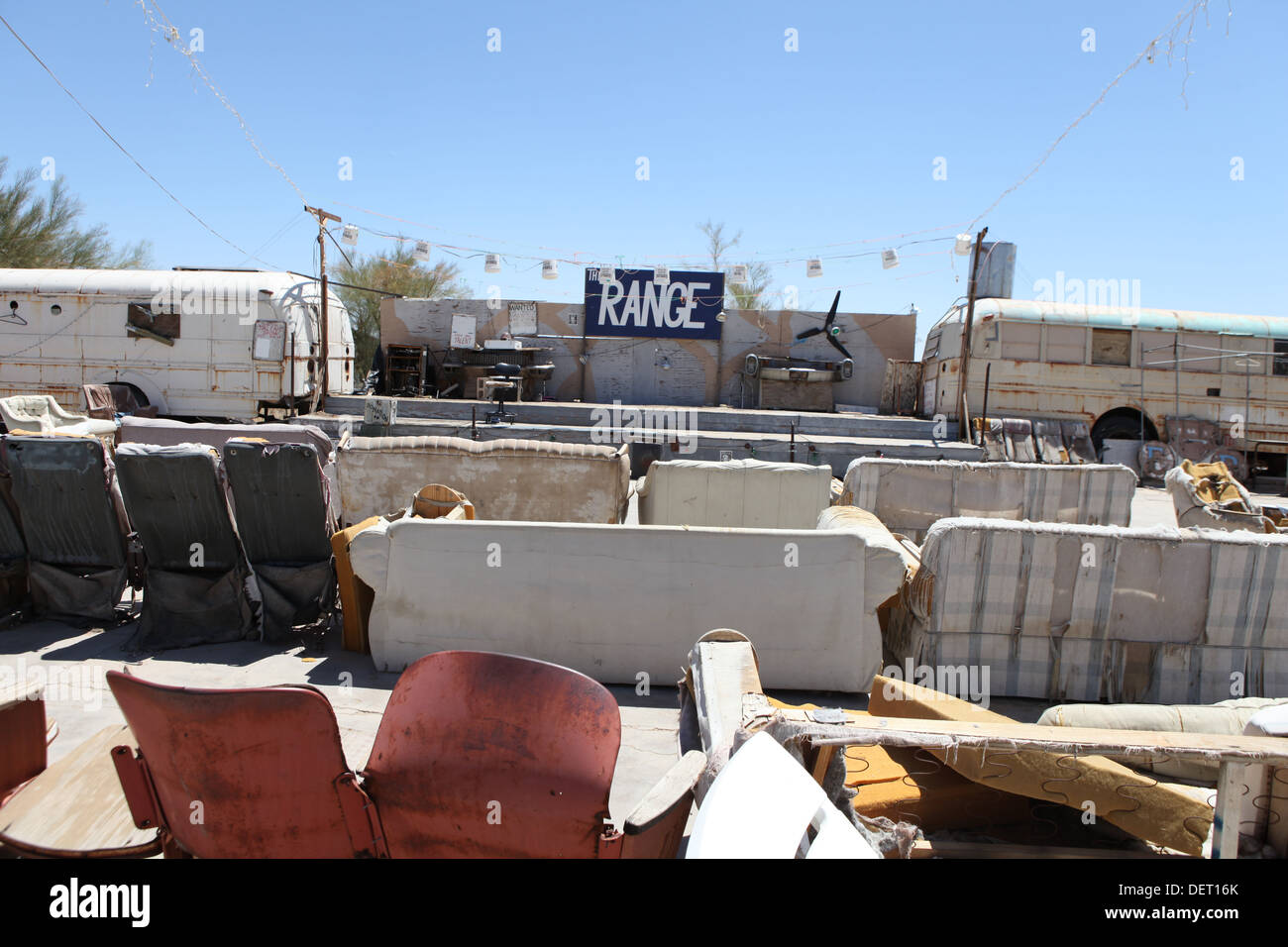 Slab City- in the Colorado Desert, southern California, lies a free ...