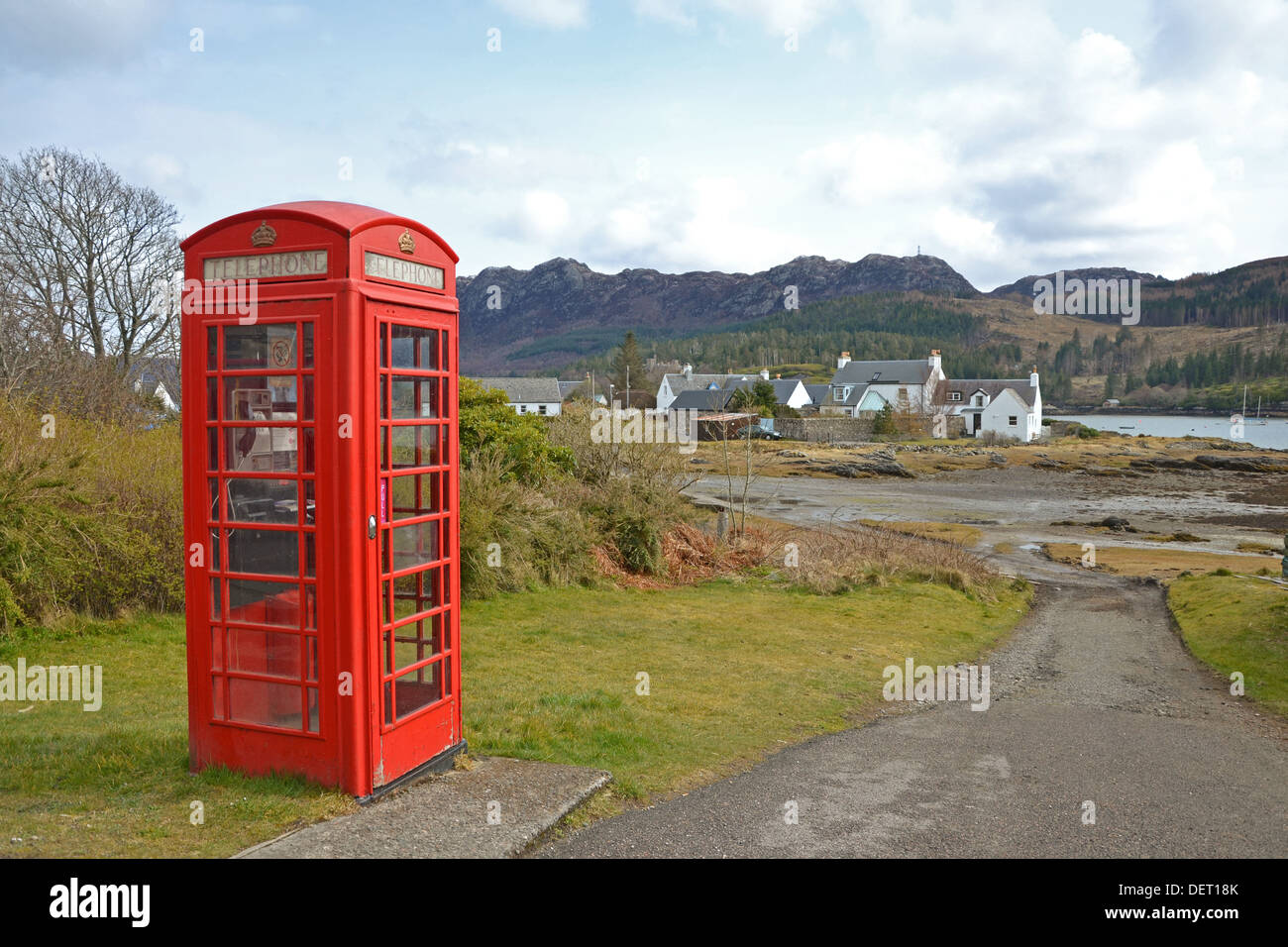 Phone Box View Stock Photo - Alamy