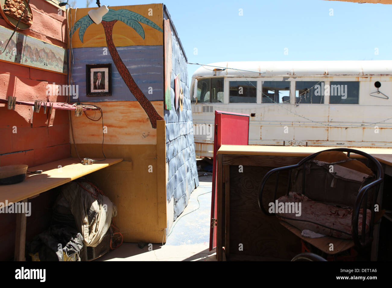 Slab City- in the Colorado Desert, southern California, lies a free ...