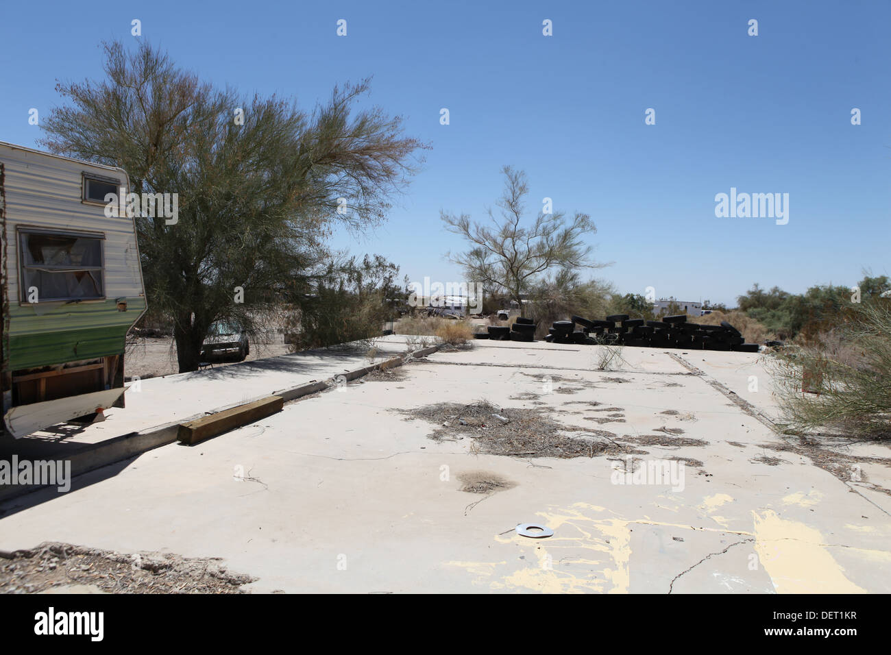 Slab City- in the Colorado Desert, southern California, lies a free ...