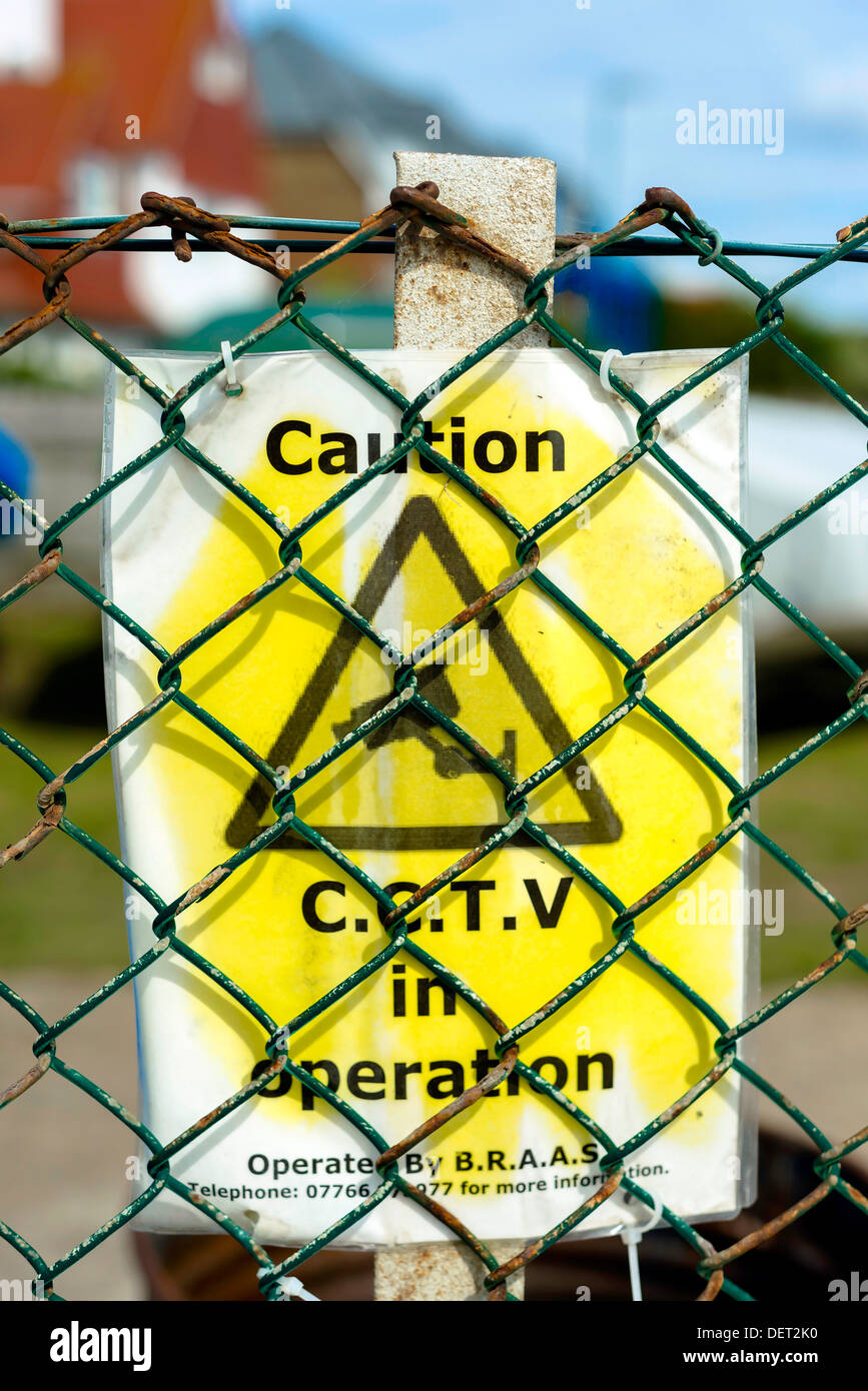 Caution CCTV in operation sign, UK Stock Photo - Alamy