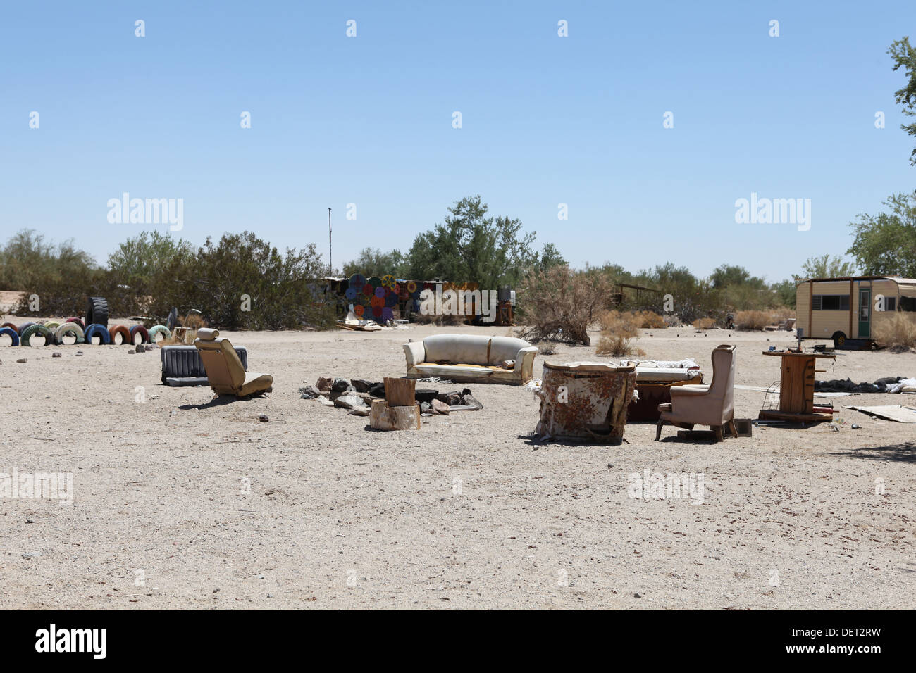Slab City- in the Colorado Desert, southern California, lies a free ...