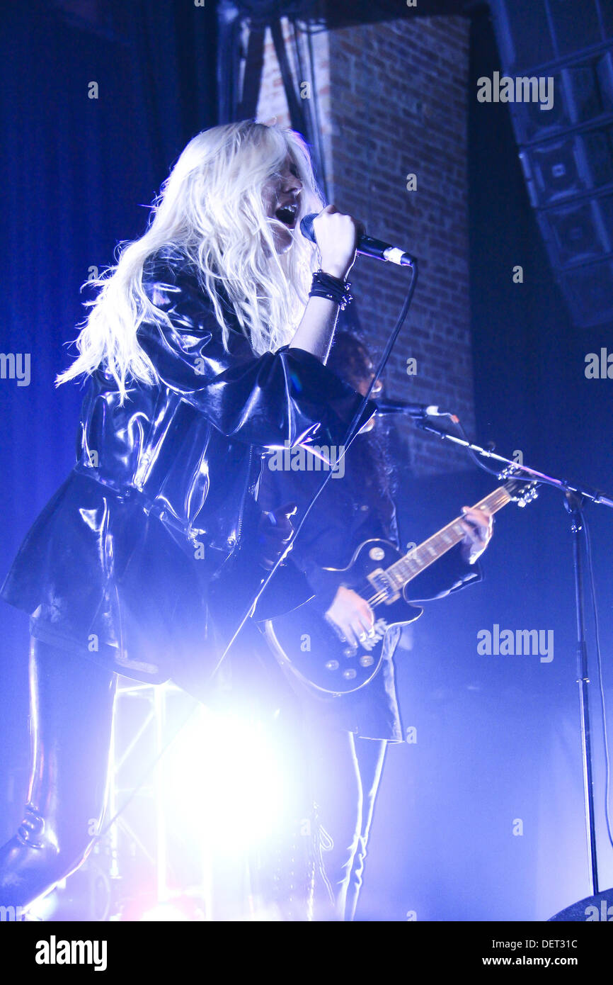 Sept. 20, 2013 - U.S. - The Pretty Reckless with Taylor Momsen on lead ...