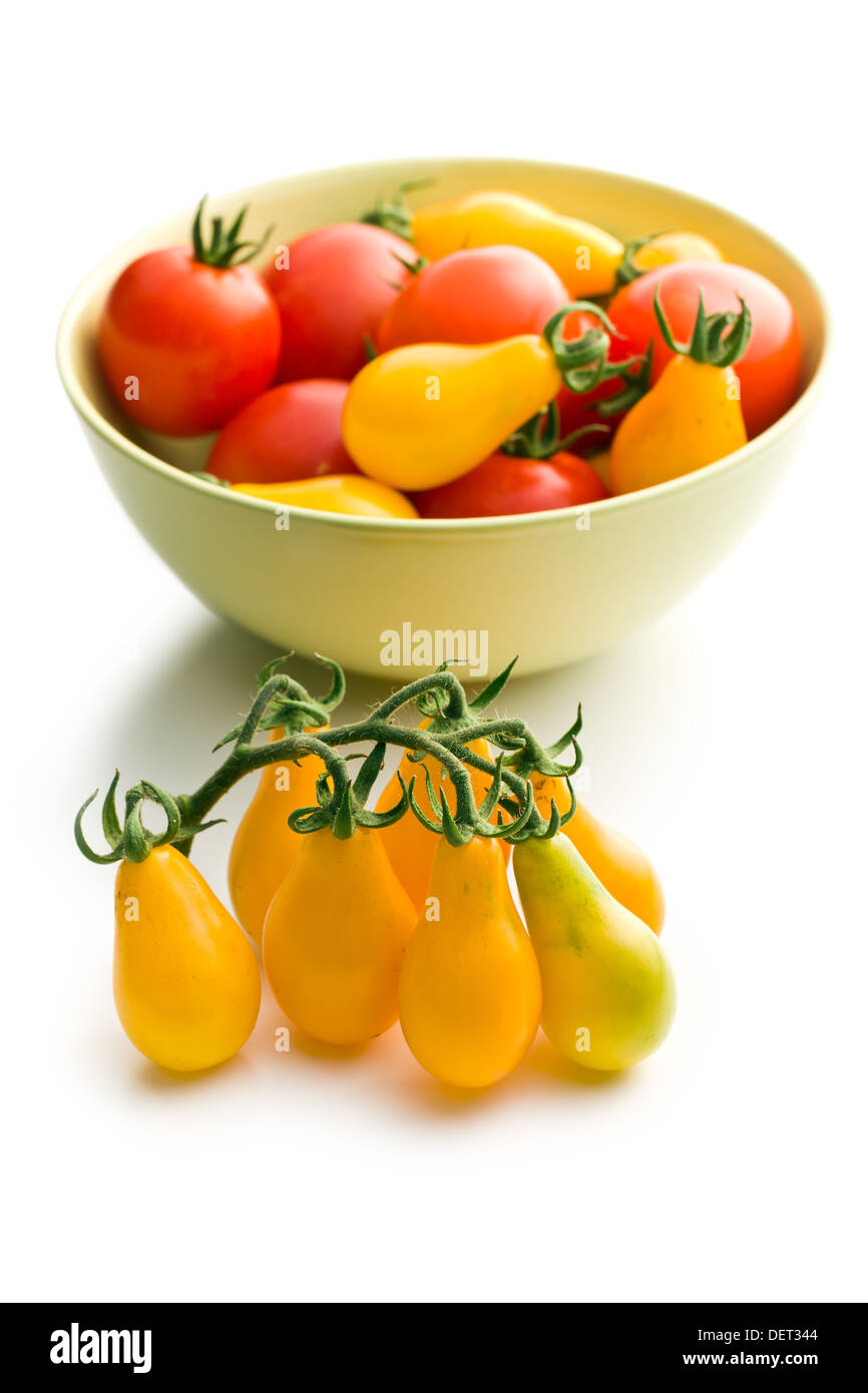Red yellow fresh tomatos Cut Out Stock Images & Pictures - Alamy