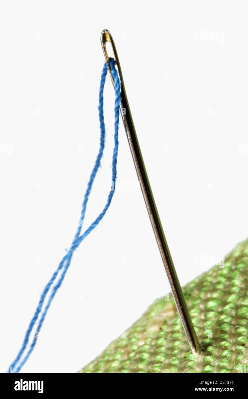Threaded needle hi-res stock photography and images - Alamy