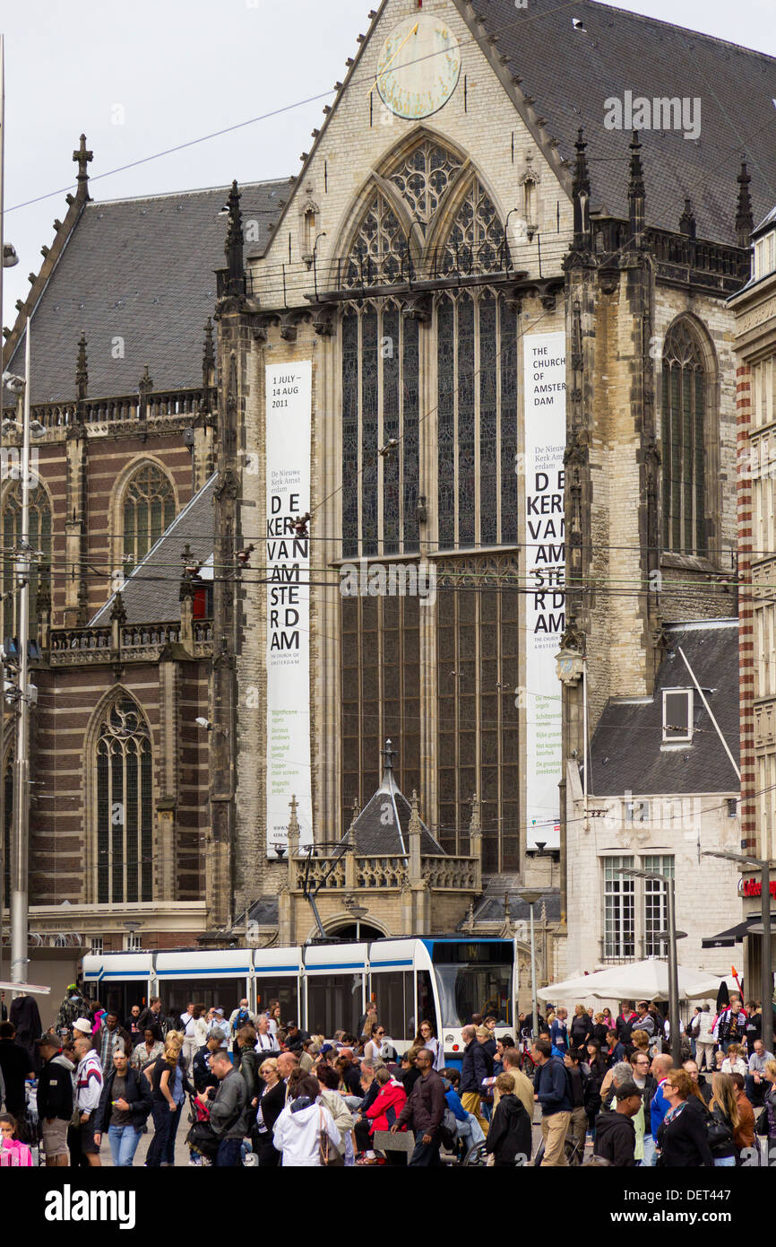The Nieuwe Kerk in Amsterdam sits in Dam Square Stock Photo - Alamy