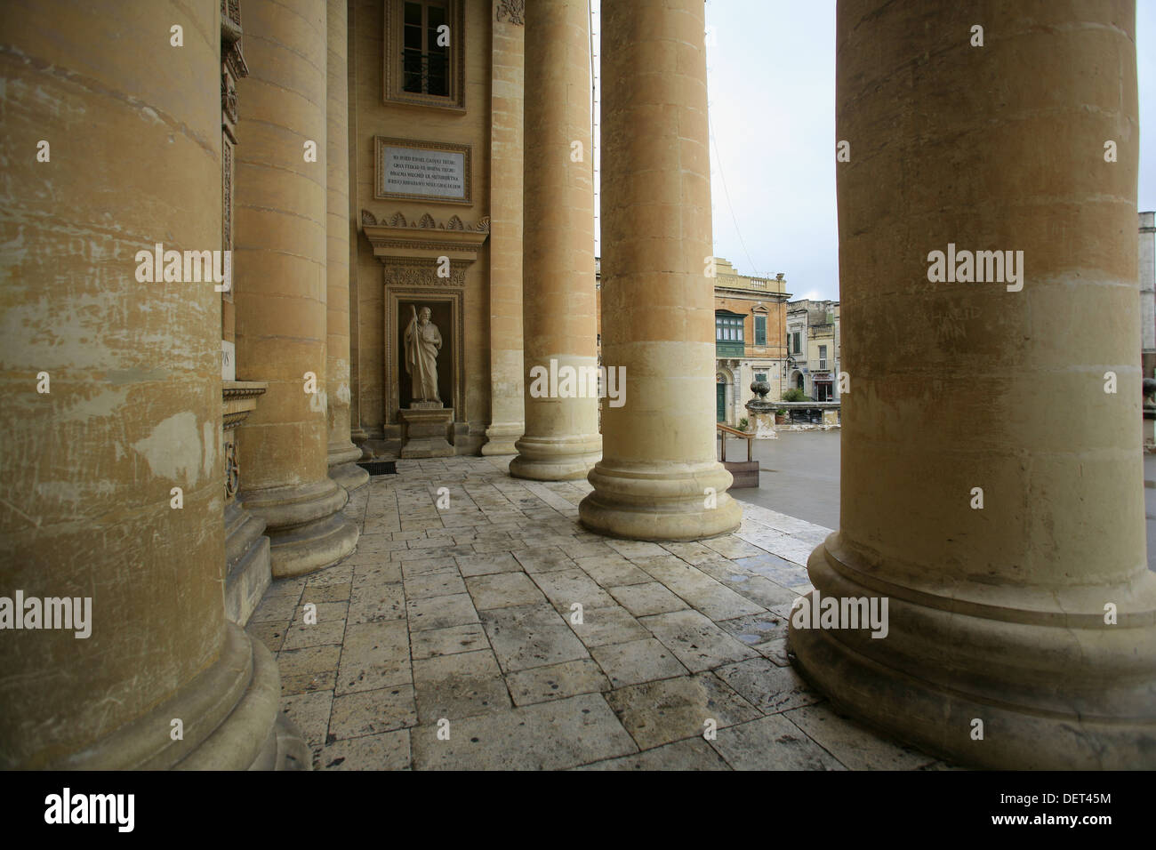 Rotunda of St Marija Assunta exterior, Mosta. Malta Stock Photo - Alamy