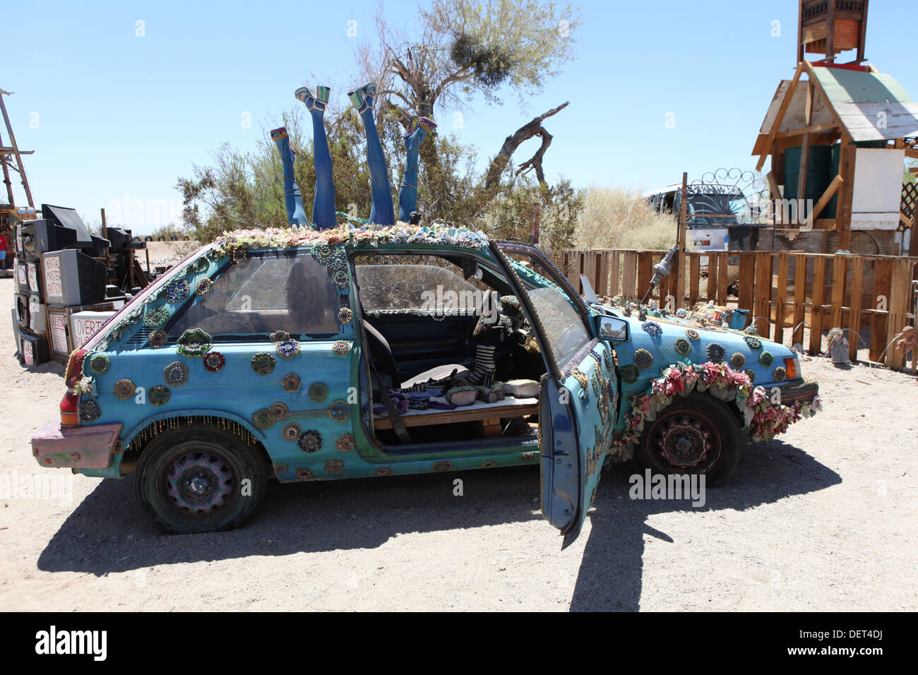 Slab City- in the Colorado Desert, southern California, lies a free ...