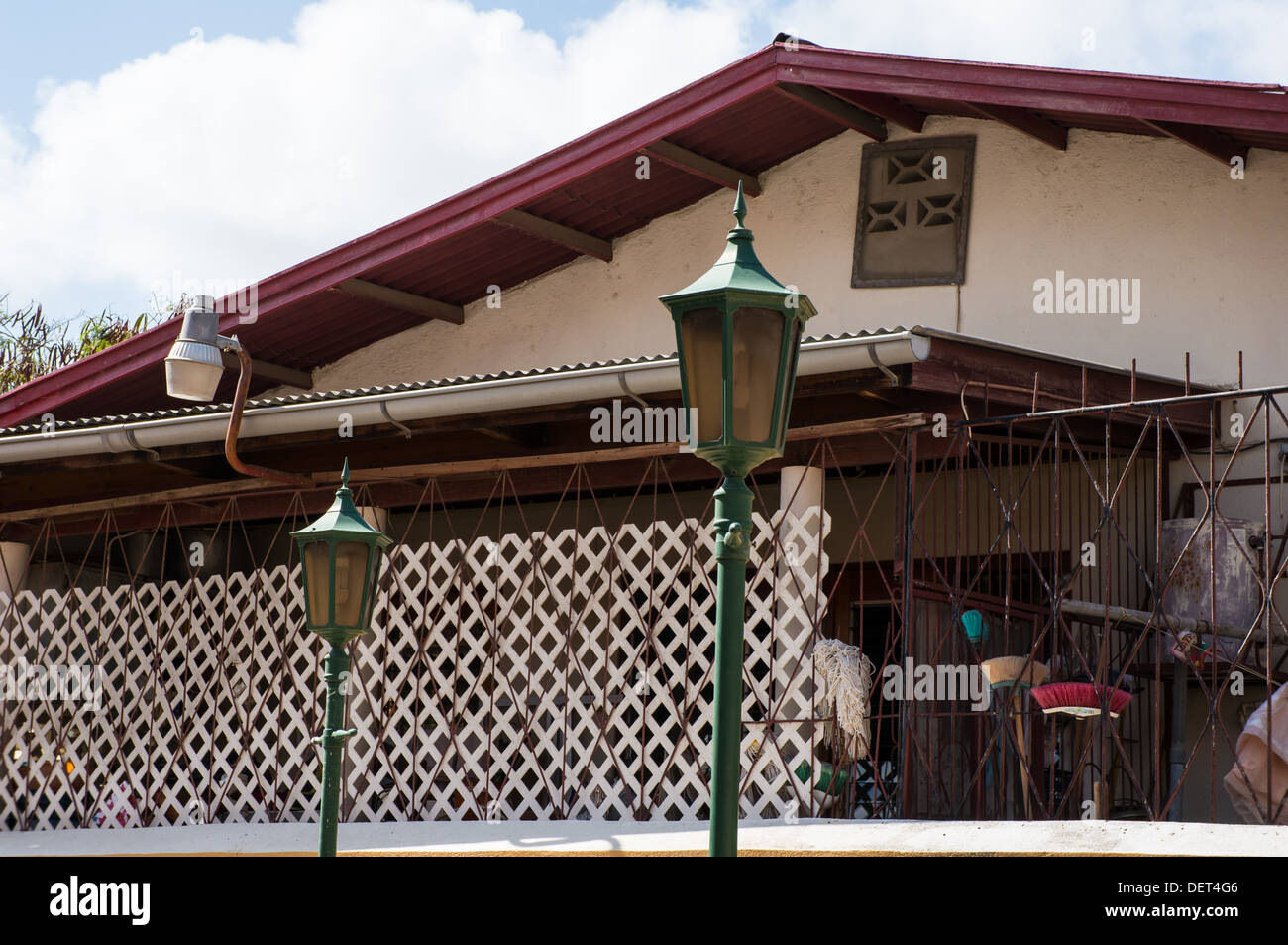 Dutch Colonial architecture Oranjestad Aruba Stock Photo - Alamy