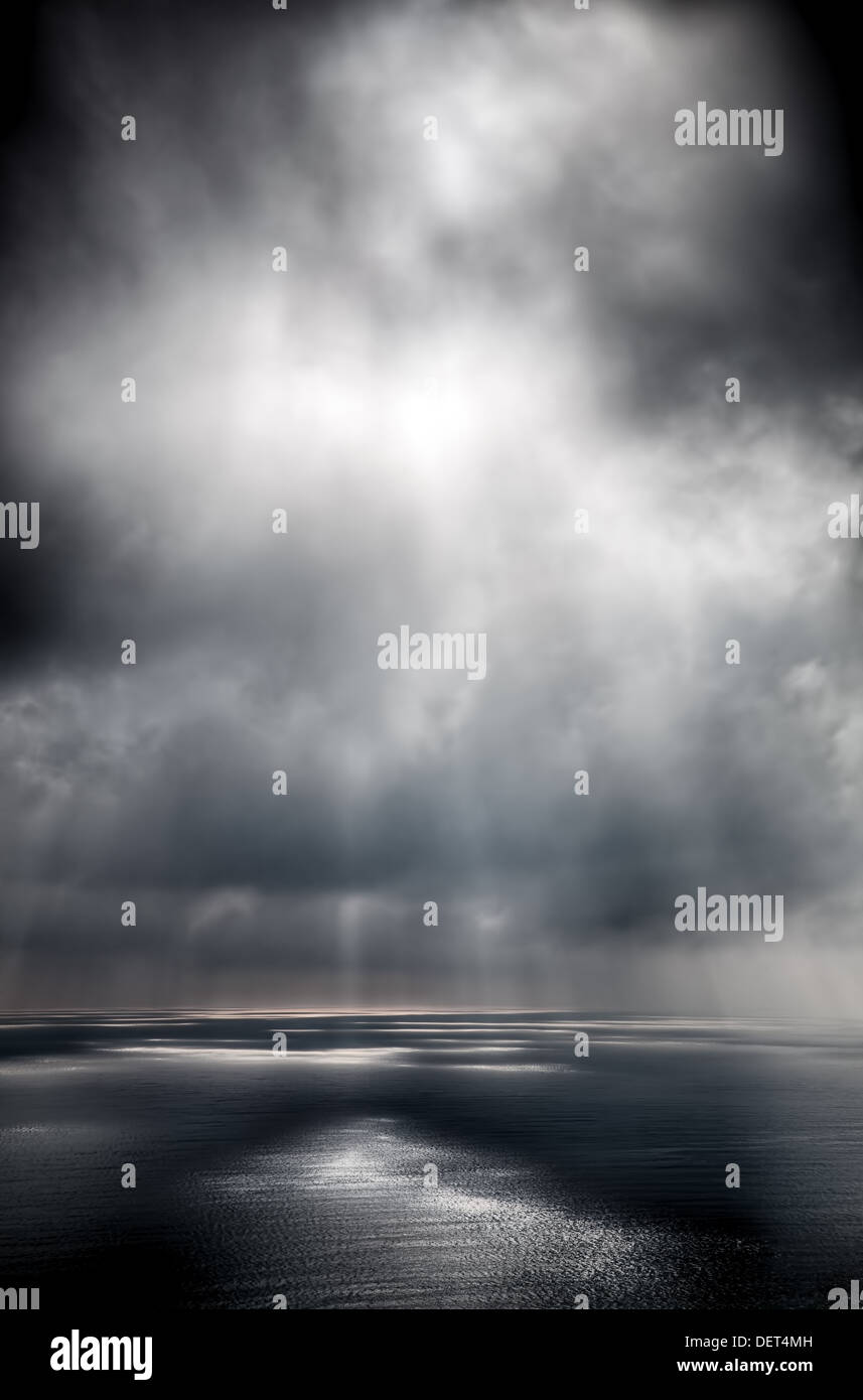 Storm on the sea after a rain. HDR image Stock Photo - Alamy
