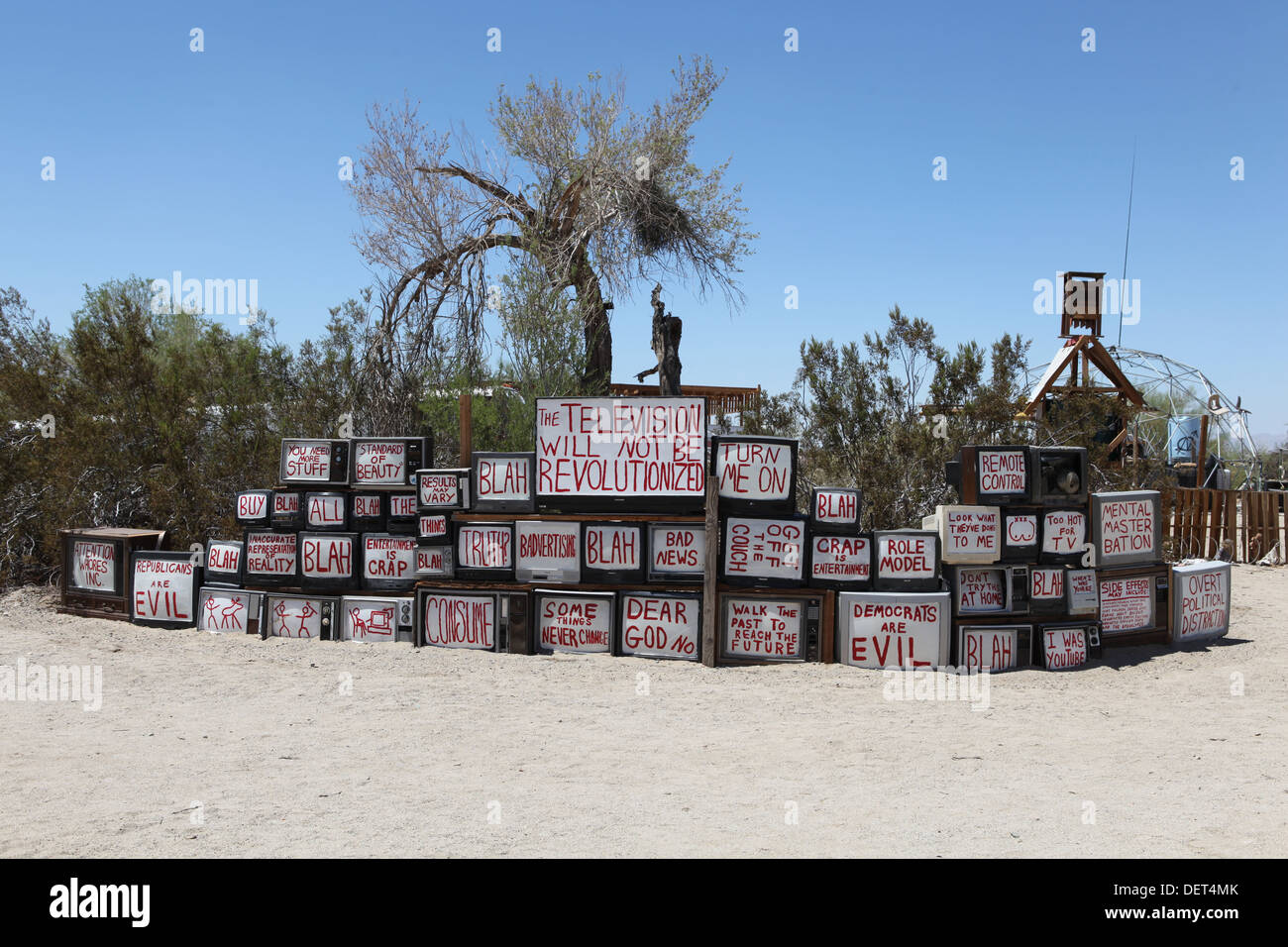 Slab City- in the Colorado Desert, southern California, lies a free ...