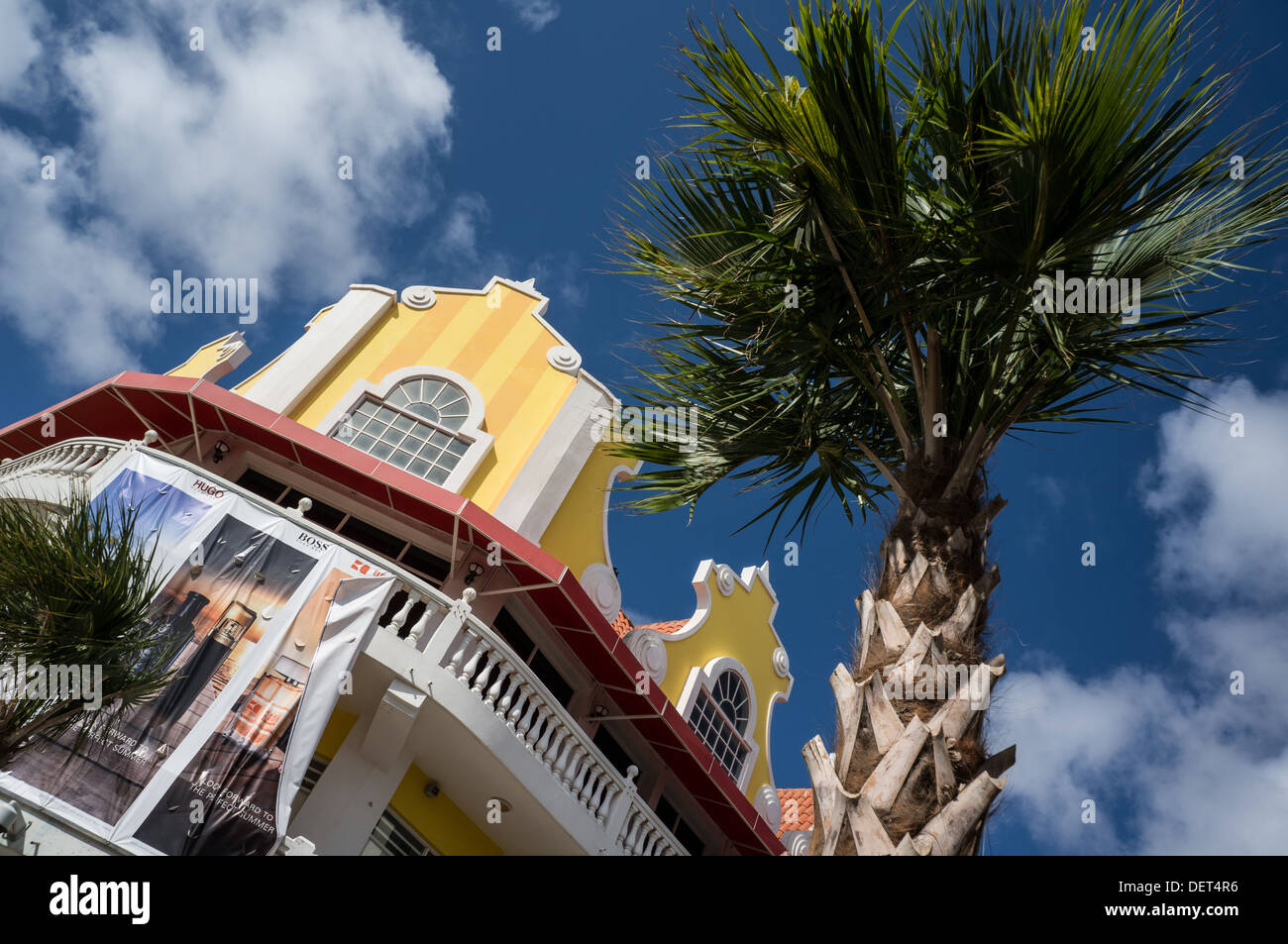 Dutch Colonial architecture Oranjestad Aruba Stock Photo - Alamy