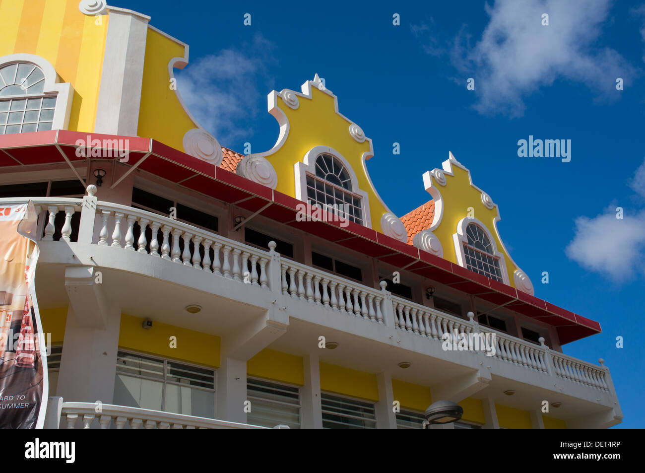 Dutch Colonial architecture Oranjestad Aruba Stock Photo - Alamy