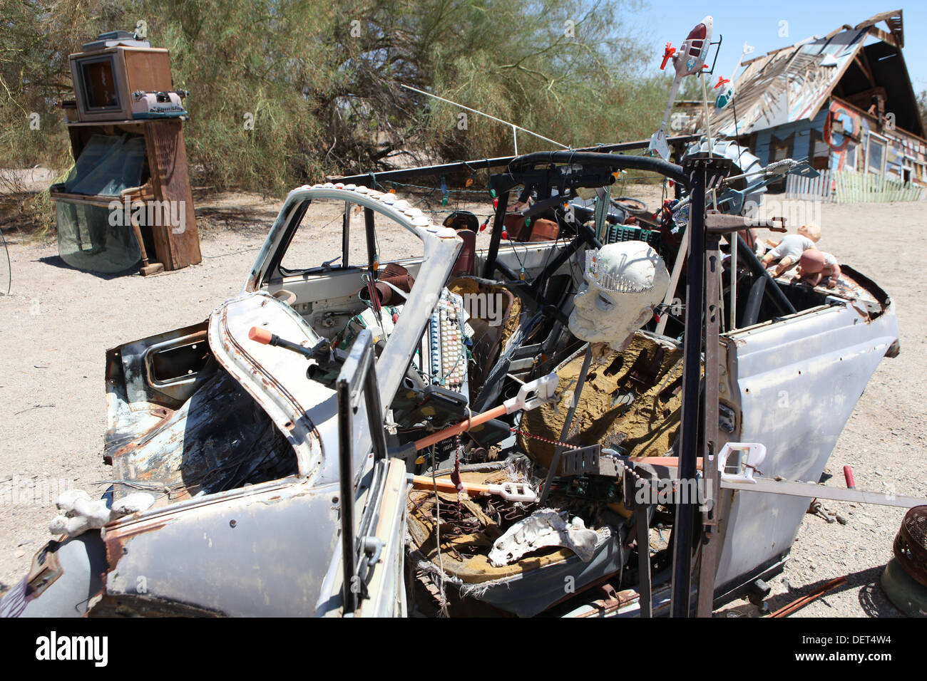 Slab City- in the Colorado Desert, southern California, lies a free ...